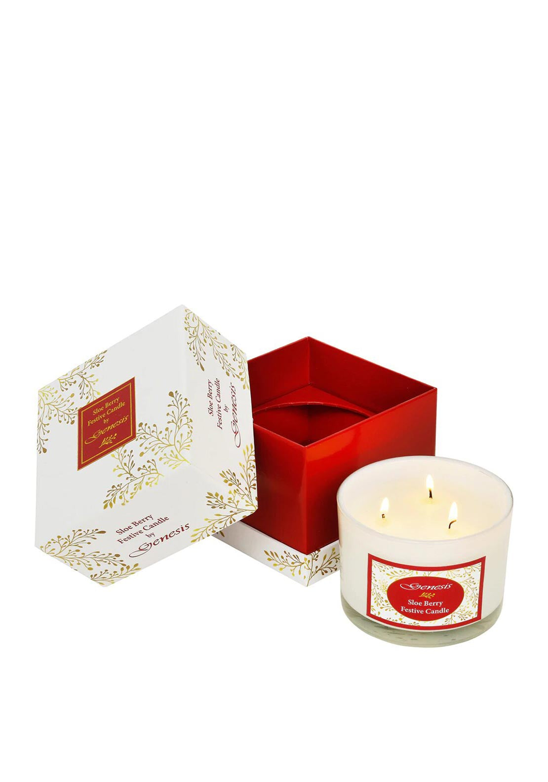 Genesis Sloe Berry Festive Candle - McElhinneys