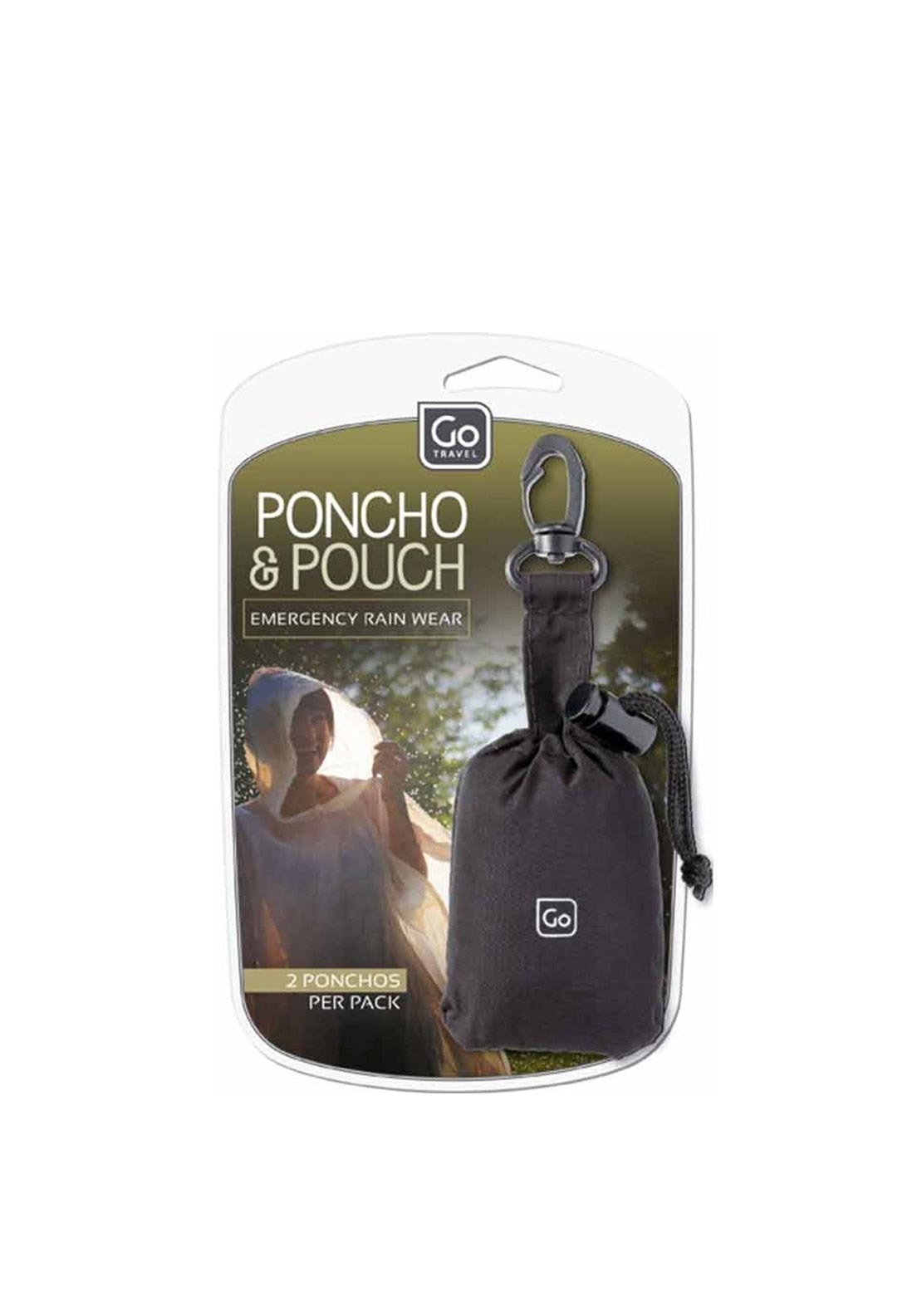 Go Travel Poncho and Pouch Rain Protector, 2 Pack - McElhinneys