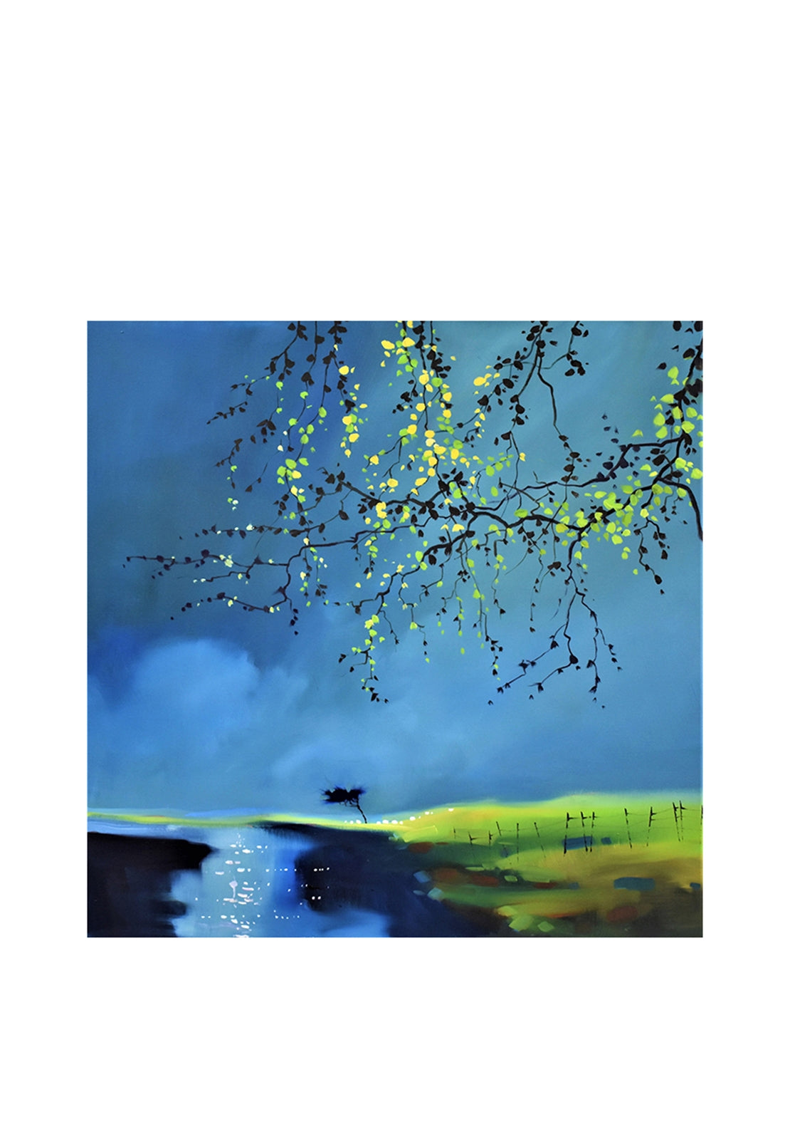 Sharon McDaid Grazing by the Dappled Dough Framed Art - McElhinneys