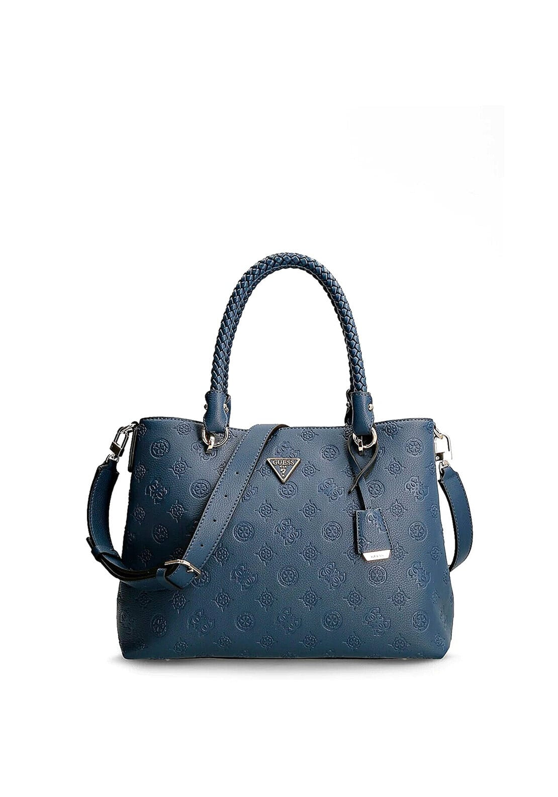 Guess Helaina 4g Peony Logo Shopper Bag, Navy - McElhinneys
