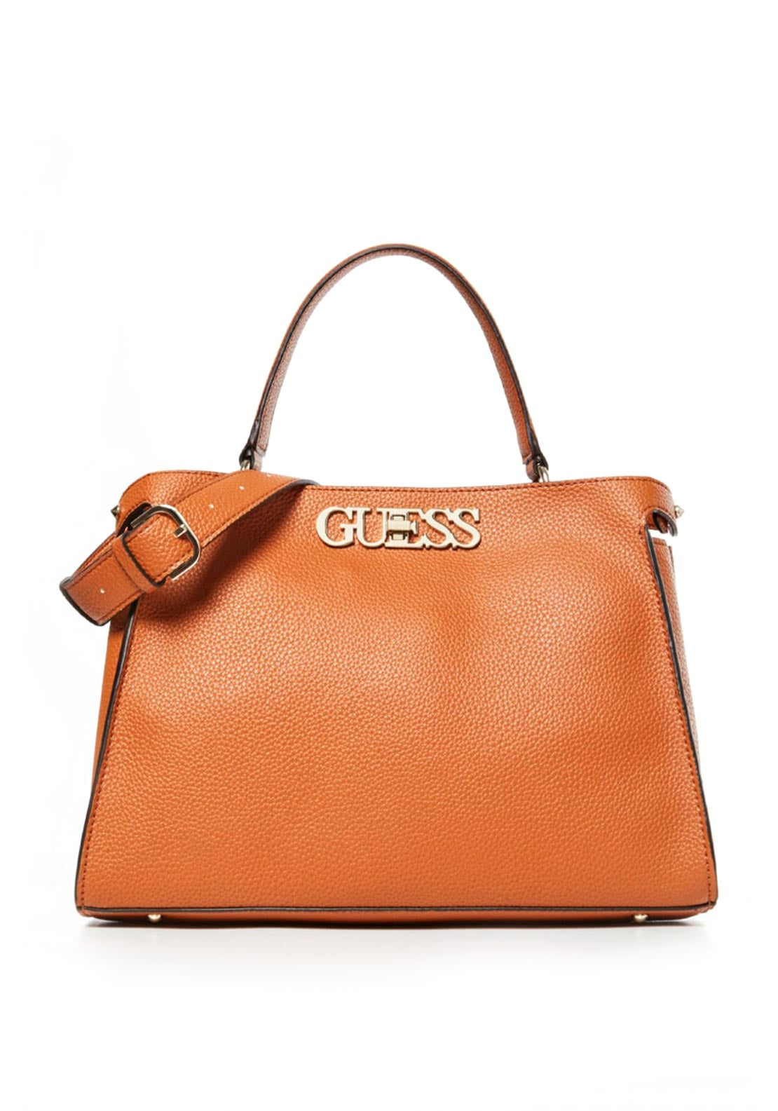 Guess Uptown Chic Medium Crossbody Bag, Tan - McElhinneys