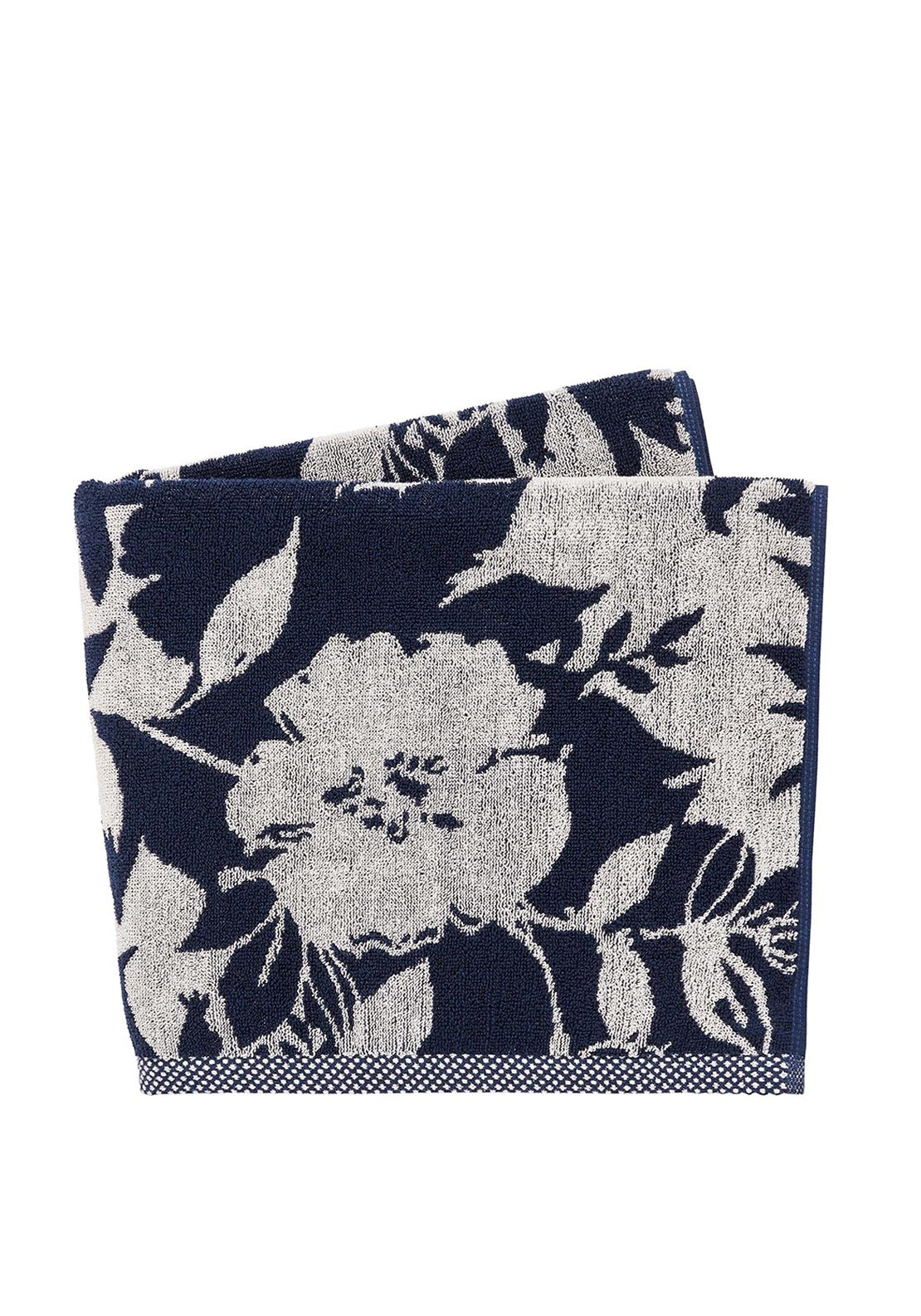 Helena Springfield Lilium Cotton Towel, Indigo - McElhinneys