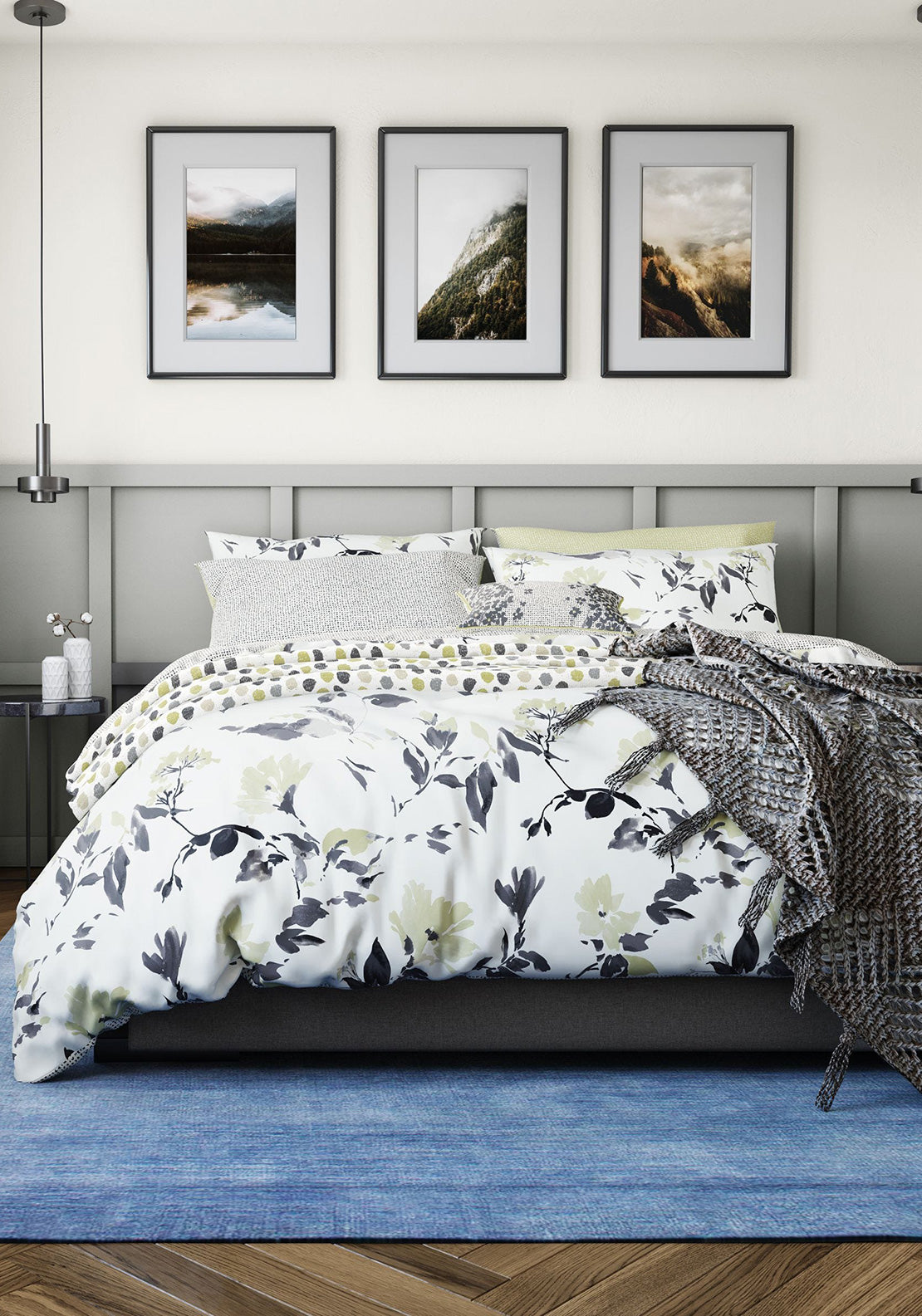 Moda by Helena Springfield Peregrine Duvet Cover & Pillowcase Set, Cha ...