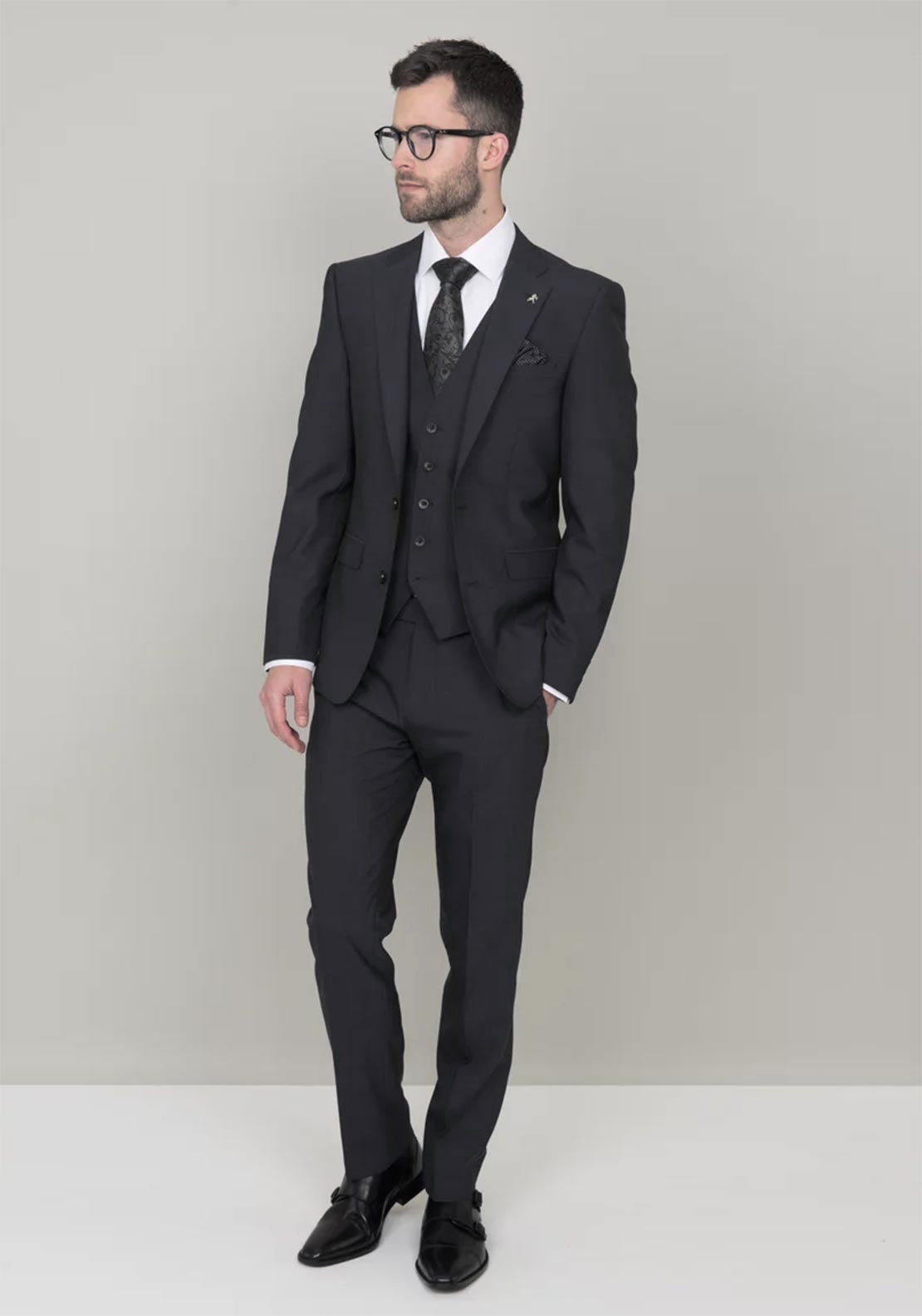 Herbie Frogg Grey Jacket Mix and Match, Tailored - McElhinneys