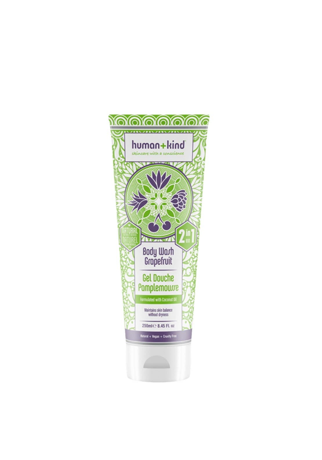 Human and Kind Body Wash Grapefruit 2 in 1 - McElhinneys