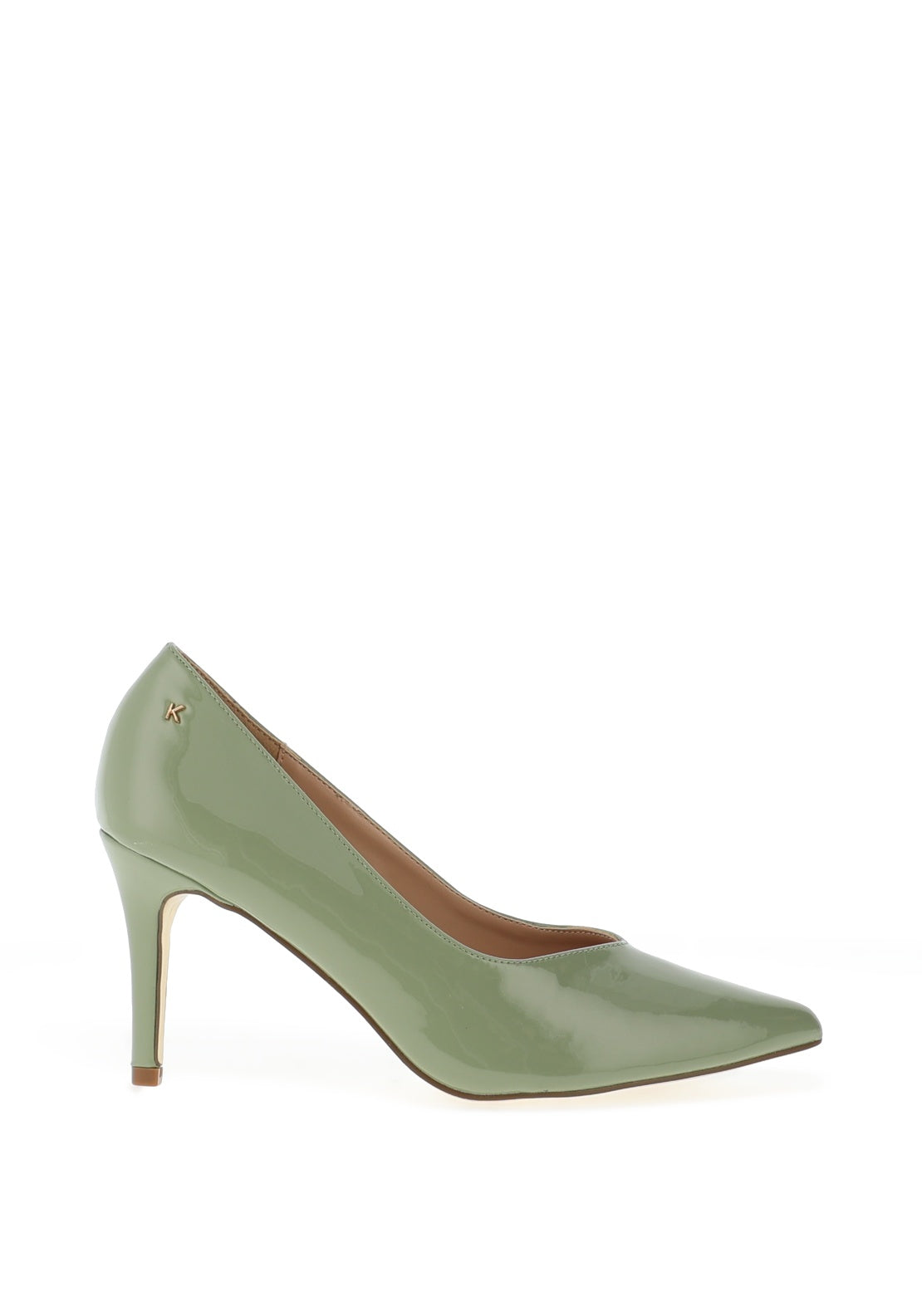 Kate Appleby Morpeth Pointed Toe Court Shoes, Lichen - McElhinneys
