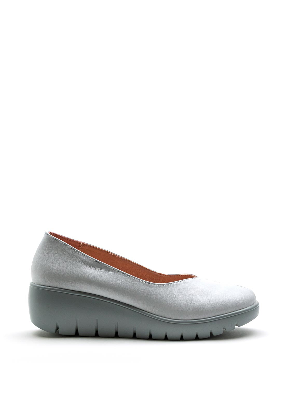 Kate Appleby Hove Chunky Sole Wedge Shoe, White - McElhinneys
