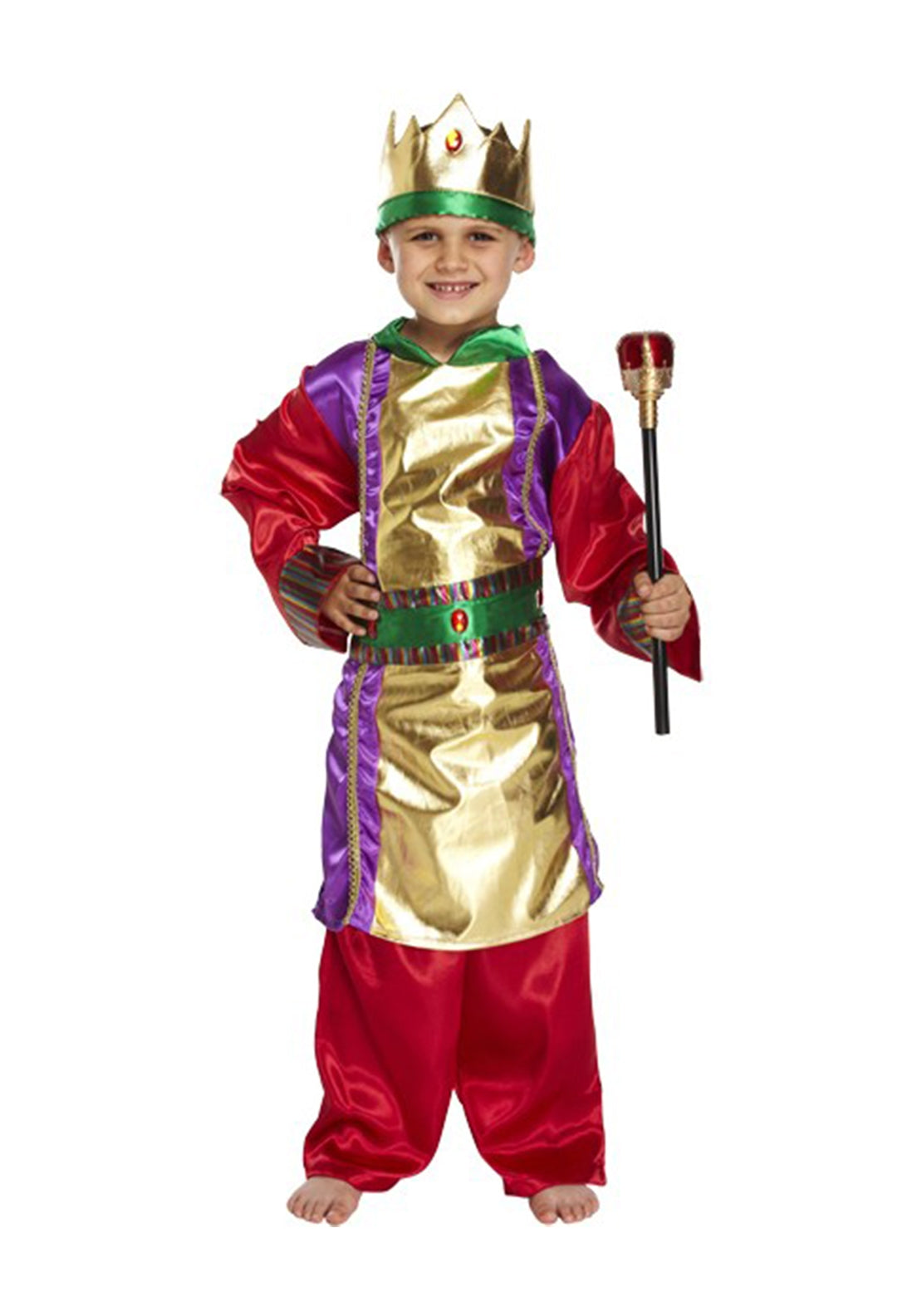 Kids King Costume, 4-6 Years - McElhinneys