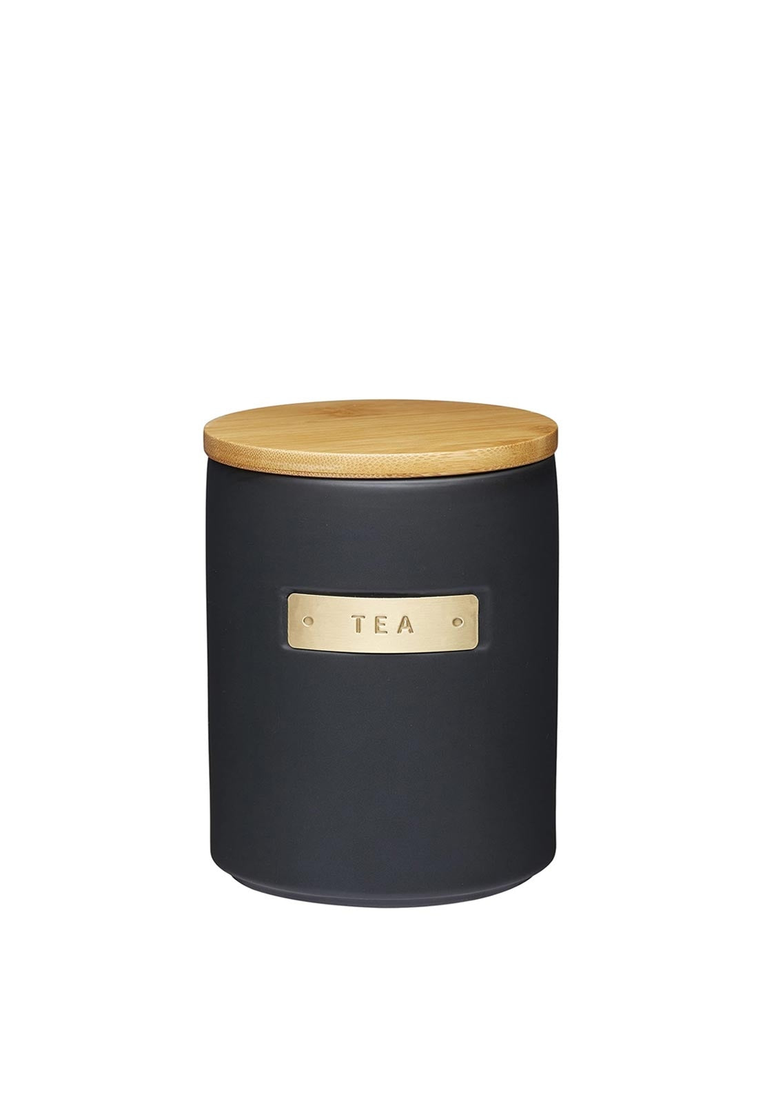 Kitchen Craft Masterclass Tea Canister, Black - McElhinneys