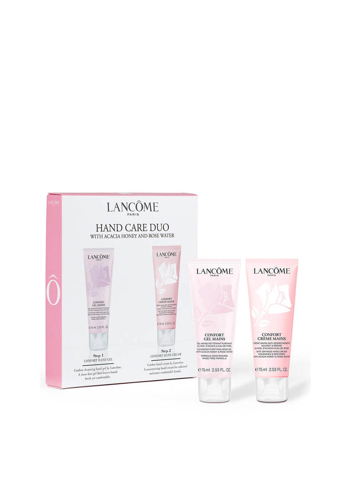 Lancome Hand Care Duo, Acacia Honey and Rose Water - McElhinneys