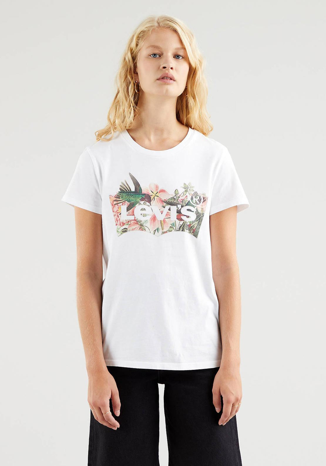 Levis® Hummingbird Graphic The Perfect Tee T-Shirt, Hummingbird White ...