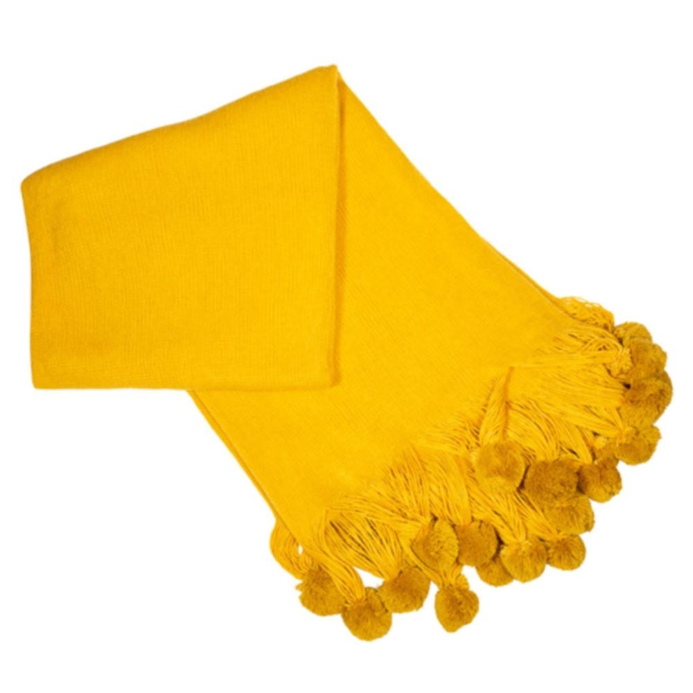 Malini Vienna Throw, Mustard - McElhinneys
