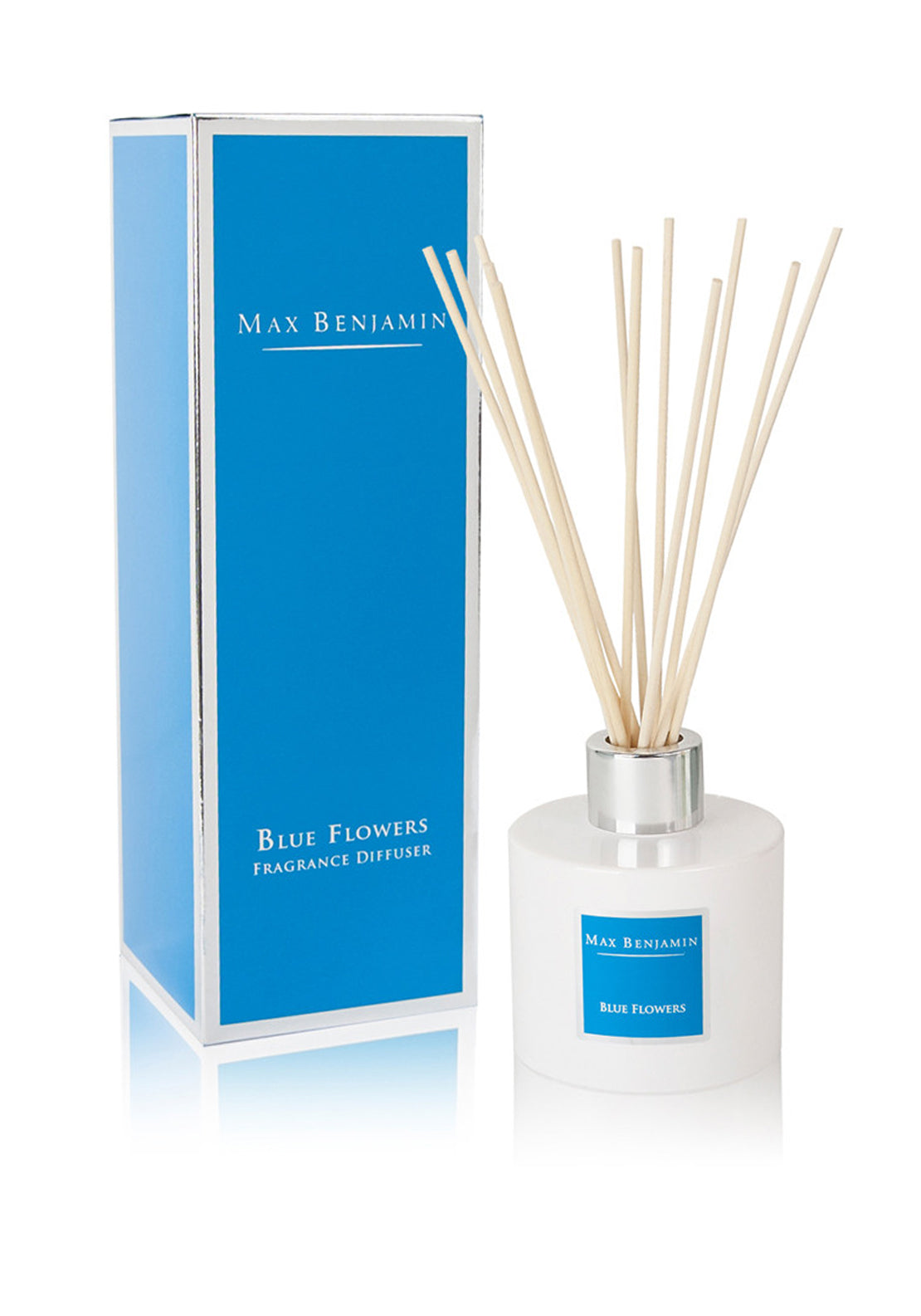 Max Benjamin Blue Flowers Natural Fragrance Diffuser 150ml - McElhinneys