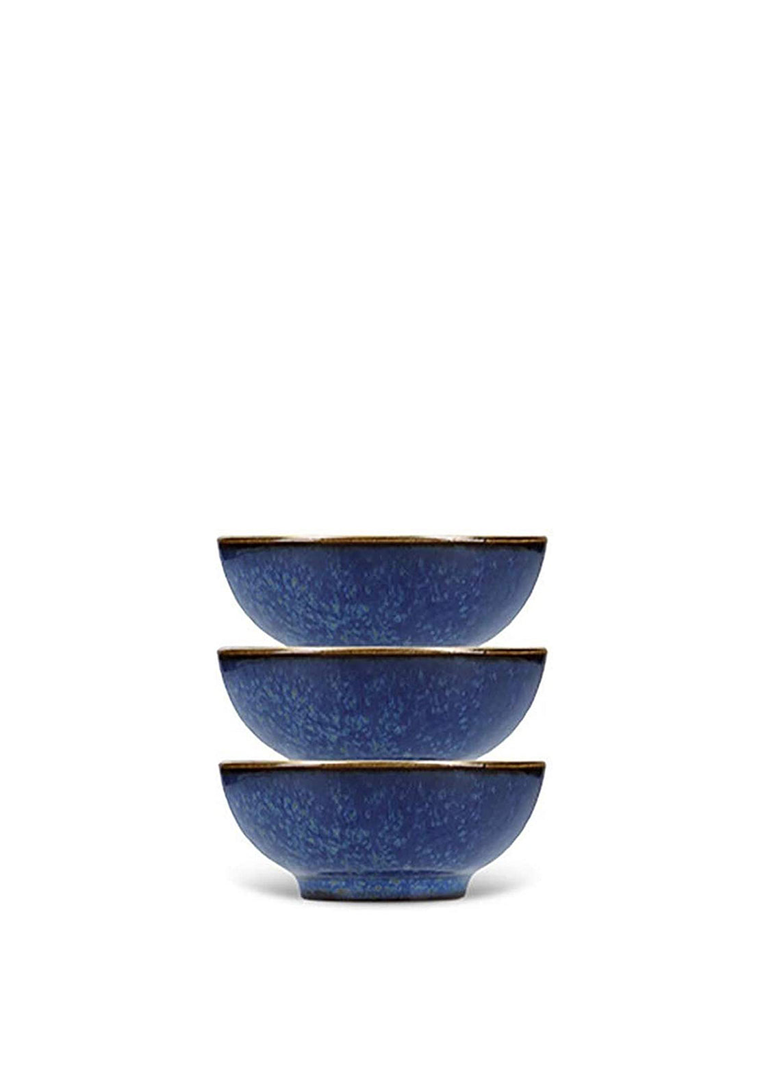 Mikasa Satori Set of 3 Porcelain Dip Bowls, Blue & Gold - McElhinneys