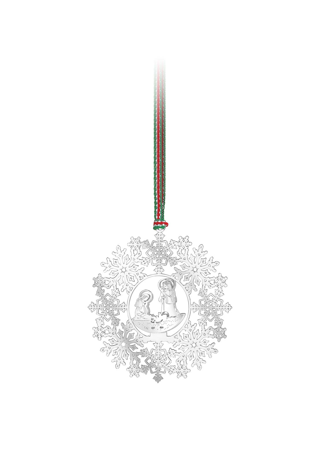 Newbridge Snowflake with Nativity Hanging Decoration - McElhinneys