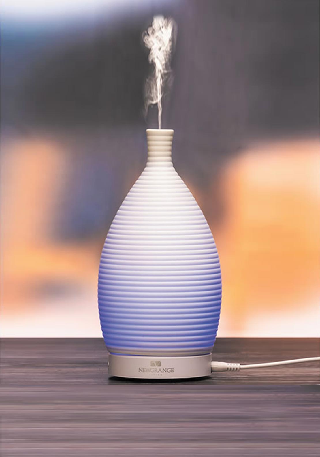 Newgrange Living Ceramic Wellness Electrical Aroma Difffuser, White ...