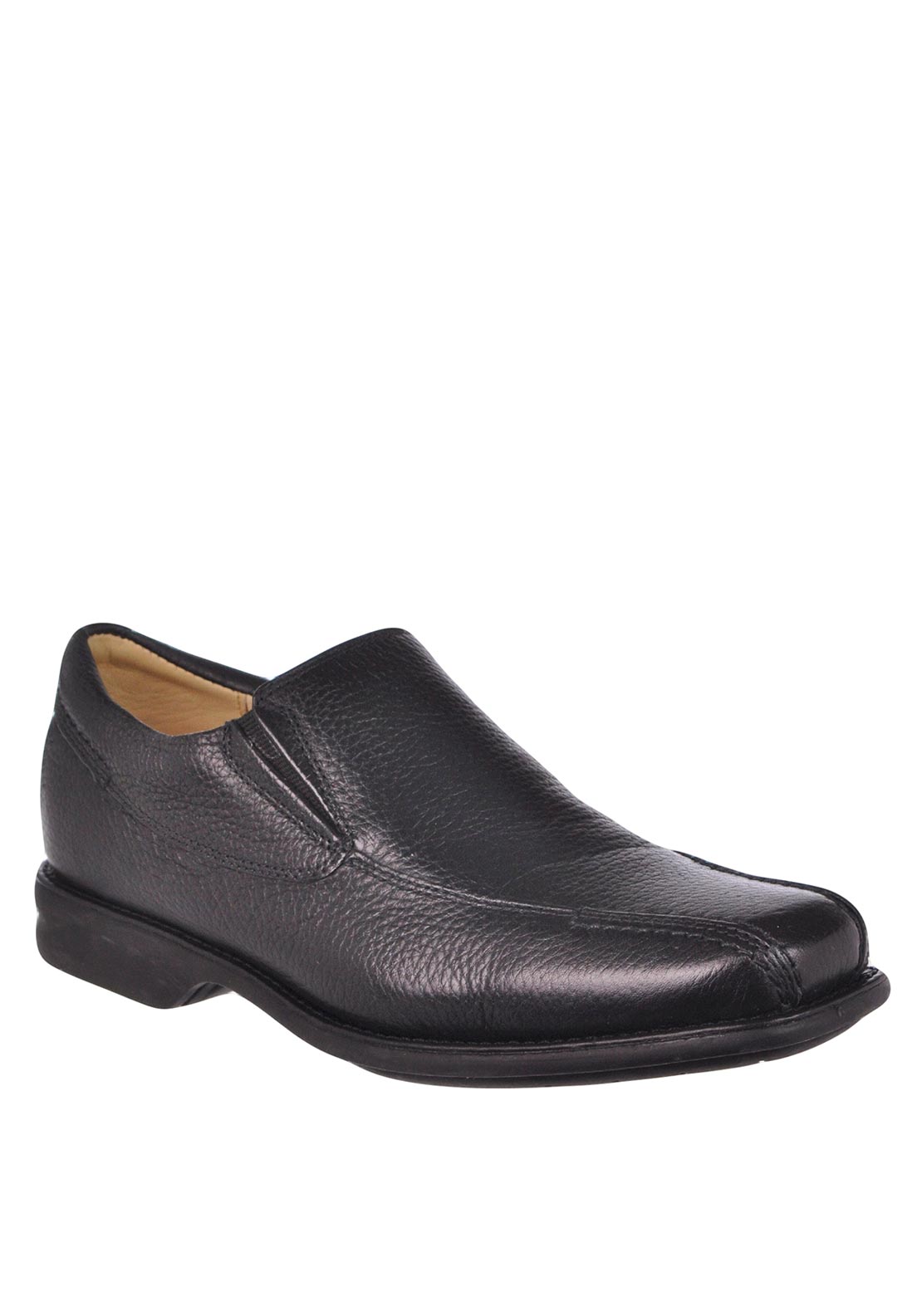 Anatomic & Co Mens Belem Leather Slip-On Shoe, Black - McElhinneys
