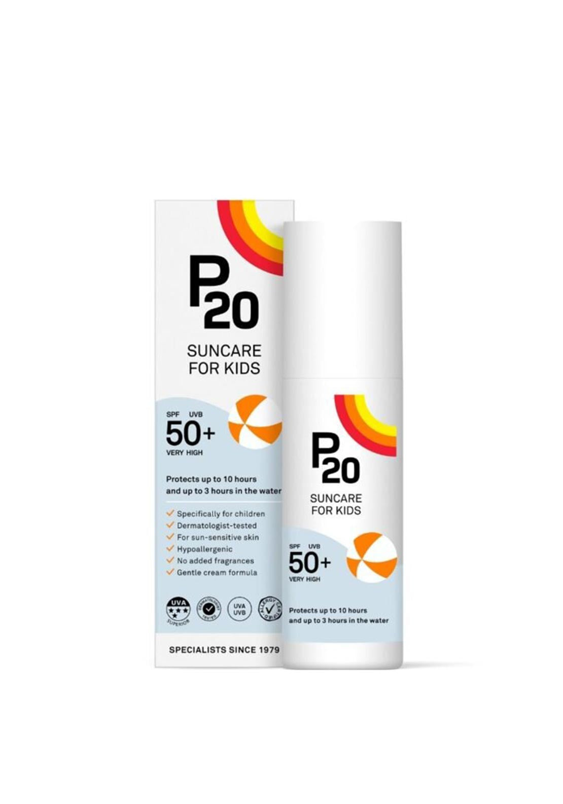 Riemann P20 Suncare for Kids SPF 50+, 100ml - McElhinneys