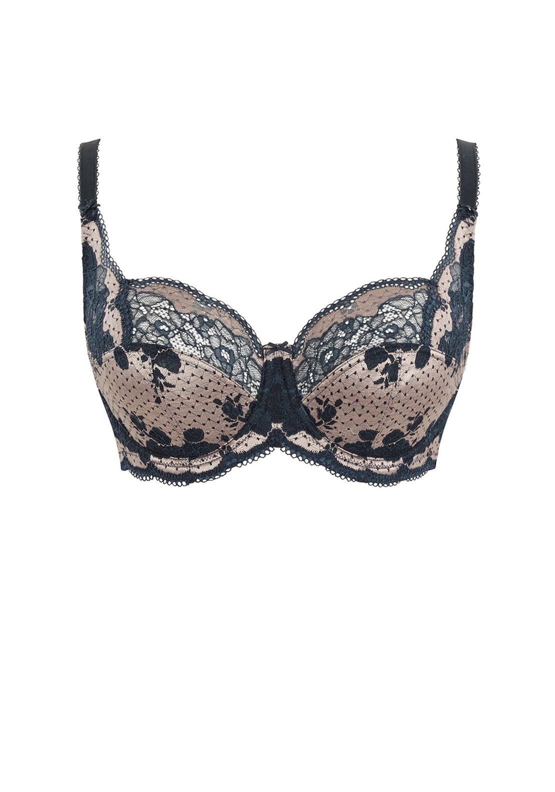 Panache Clara Full Cup Bra, Navy Pearl - McElhinneys