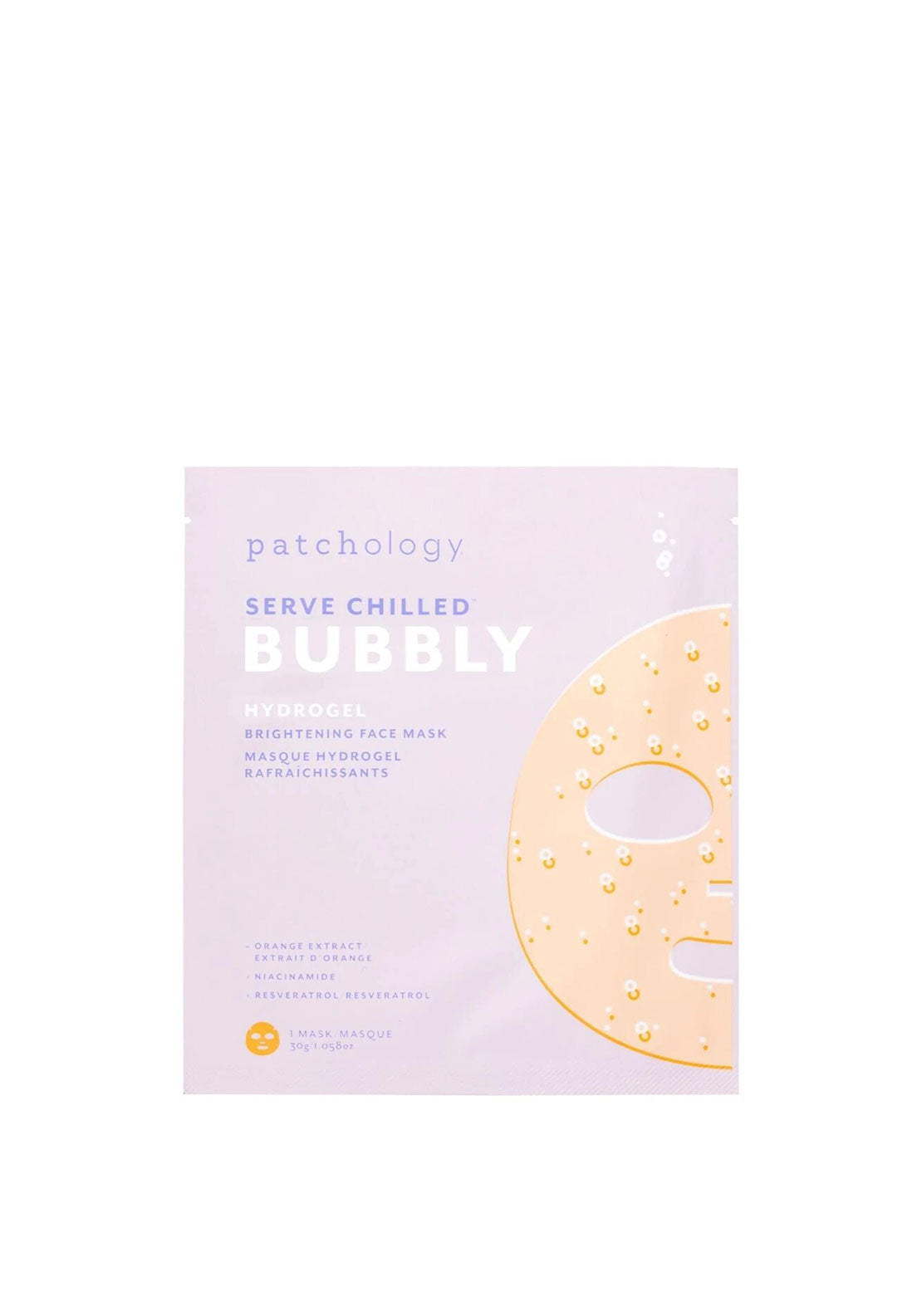 Patchology Serve Chilled Bubbly Hydrogel Face Sheet Mask - McElhinneys