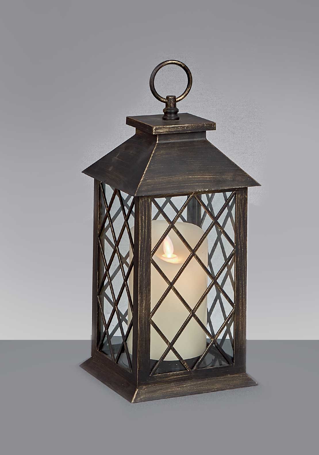 Premier Christmas Pre Lit LED Vintage Style Lantern - McElhinneys