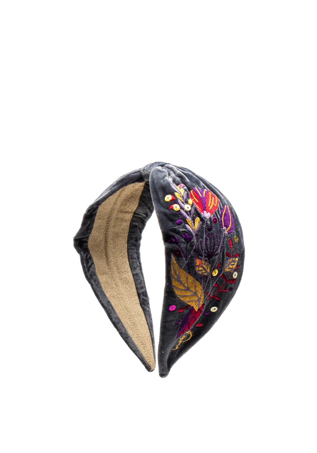 Powder x Beaumont Edition Flower Headband, Navy Multi - McElhinneys