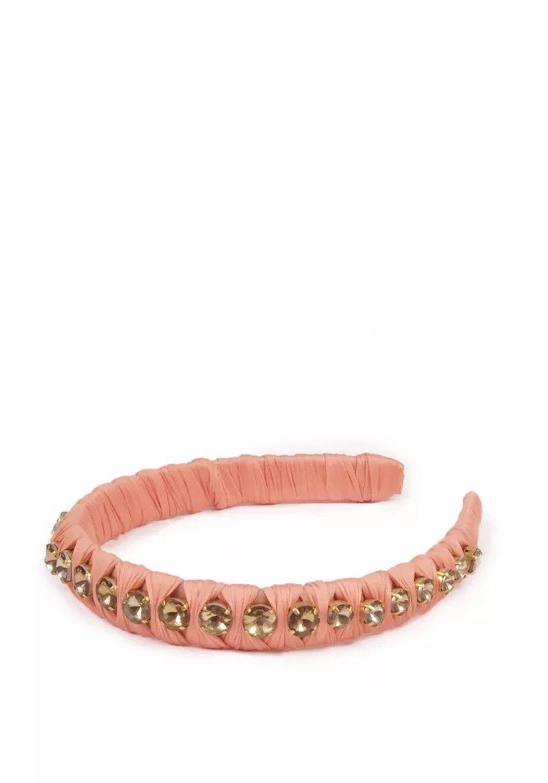 Powder x Beaumont Limited Edition Suri Headband, Coral - McElhinneys