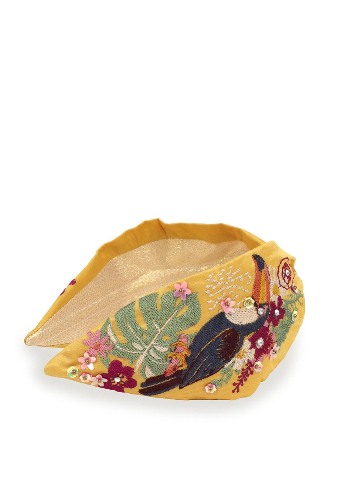 Powder Toucan Headband, Ochre - McElhinneys