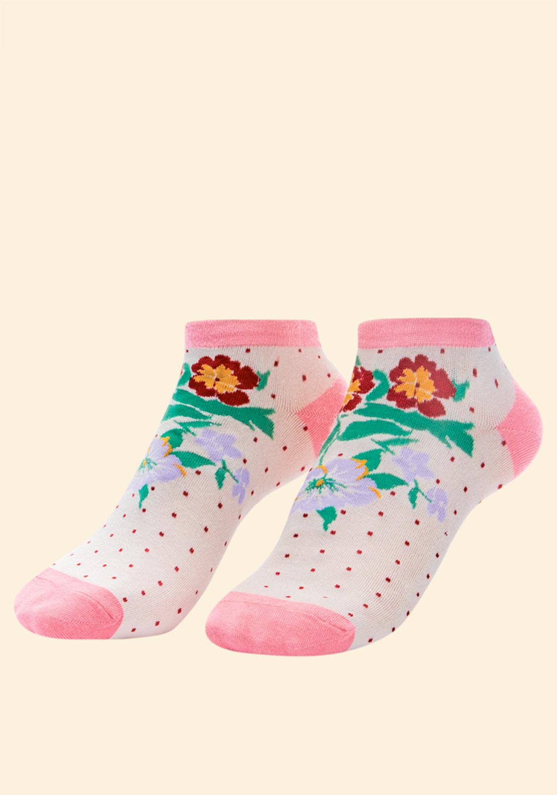 Powder Wonderful Poise Trainer Socks, Coconut - McElhinneys