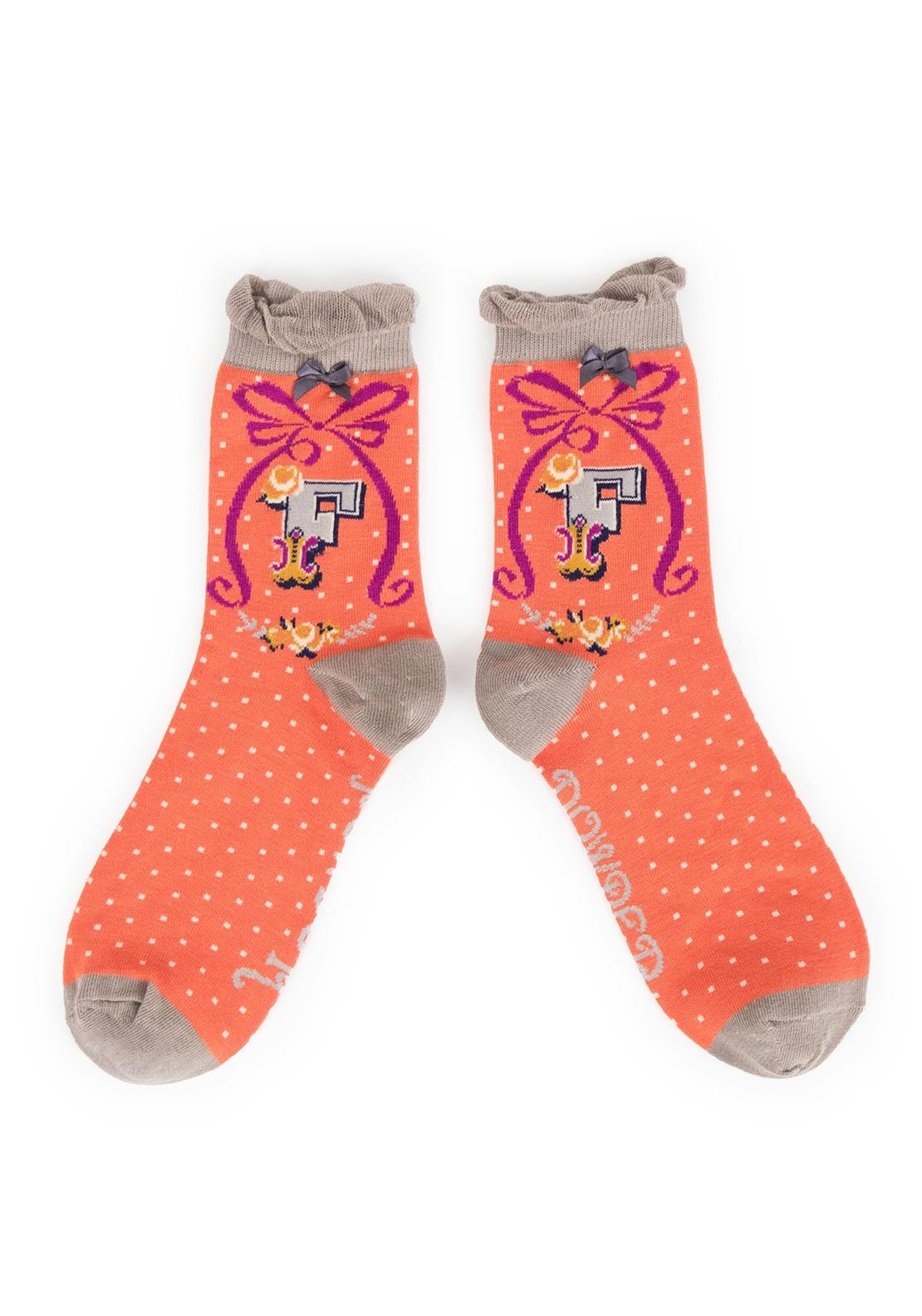 Powder A-Z Ankle Socks, F - McElhinneys