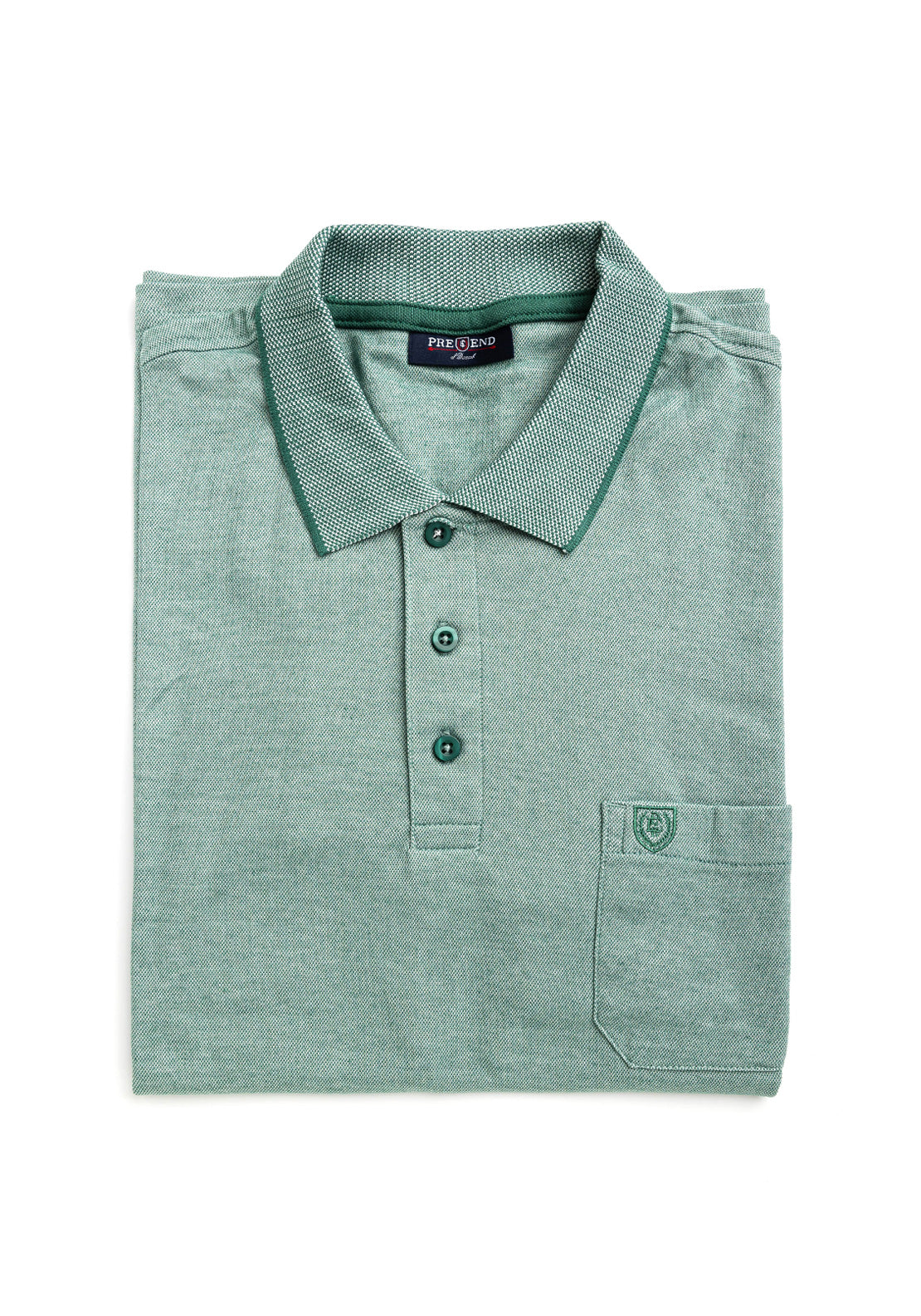 Pre End Tony Polo Shirt, Smoke Pine - McElhinneys