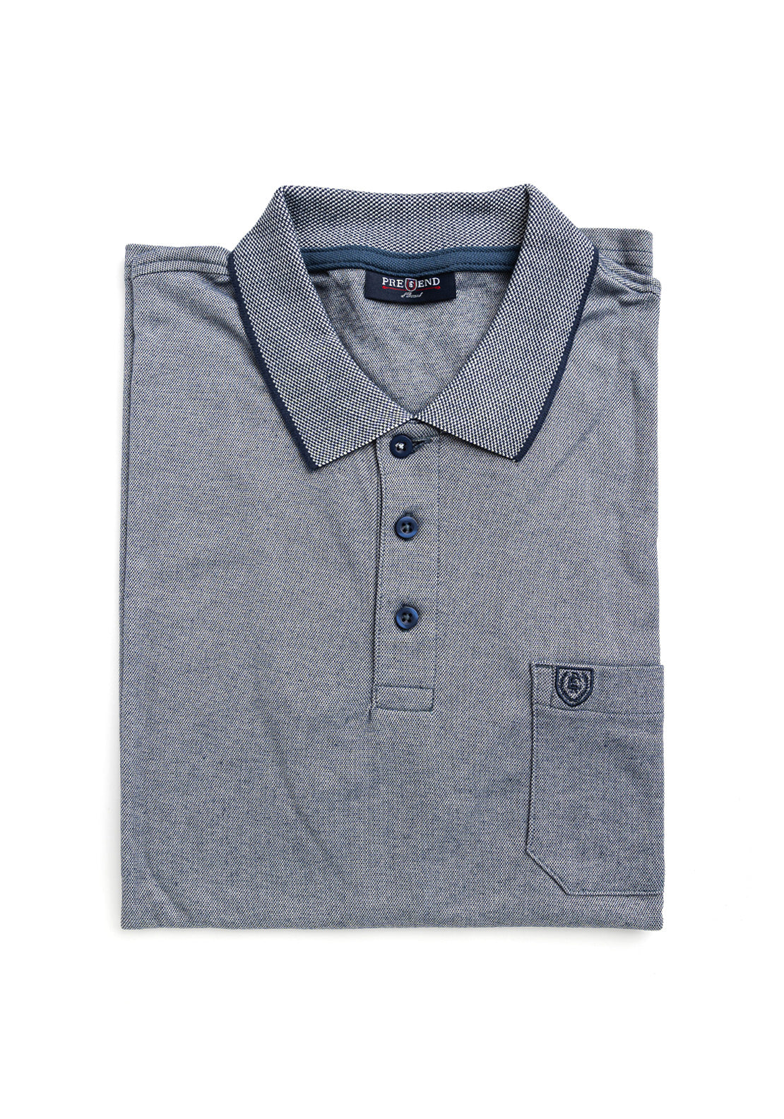 Pre End Tony Polo Shirt, Dark Denim - McElhinneys