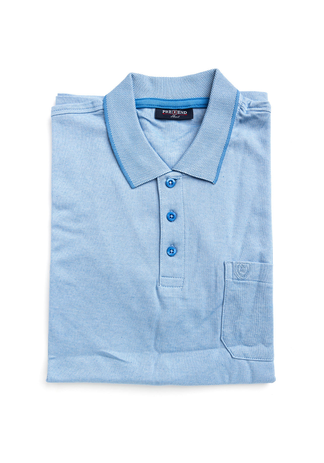 Pre End Tony Polo Shirt, Marine Sky - McElhinneys