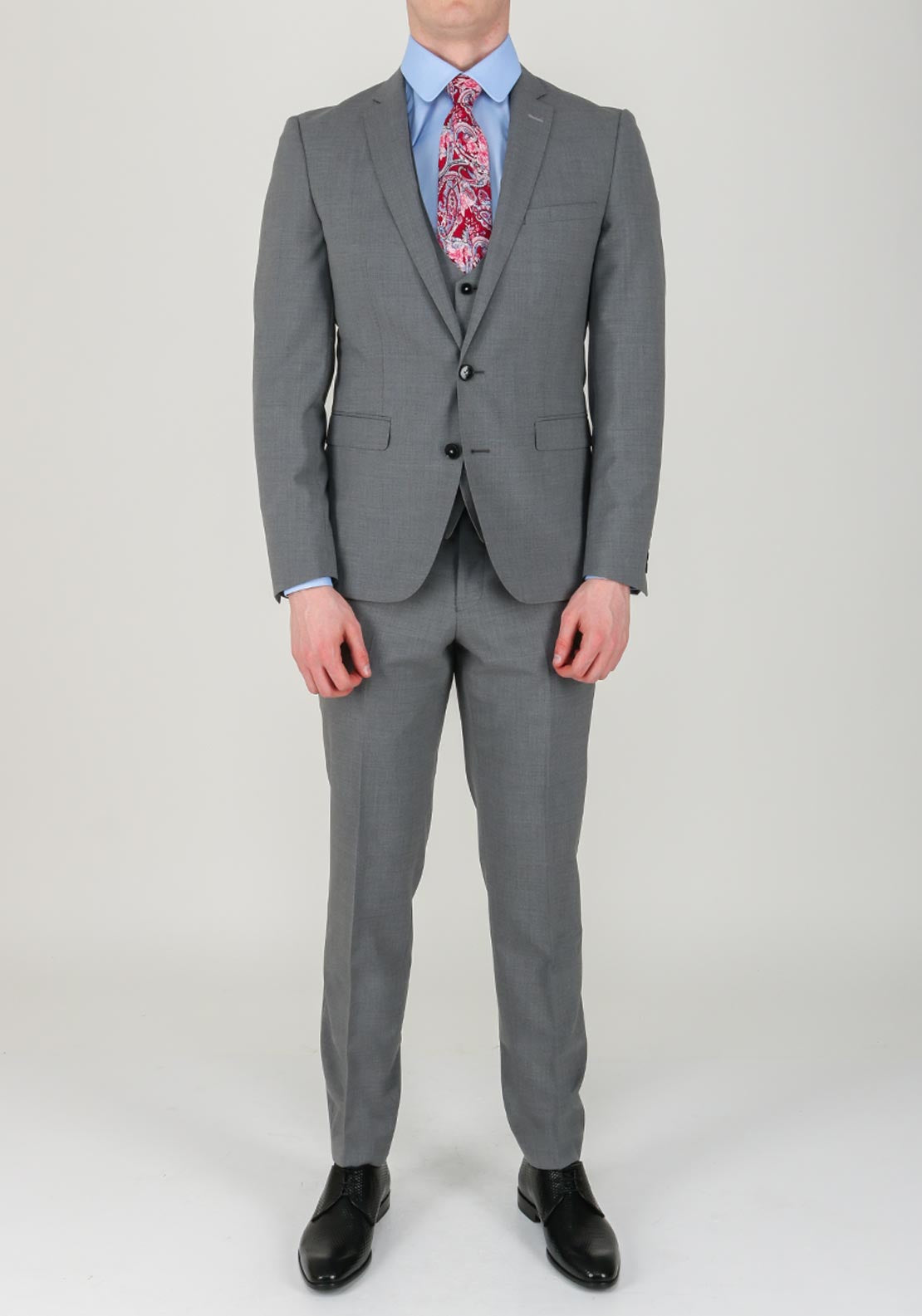 Remus Uomo Luca Mix & Match Jacket, Light Grey - McElhinneys