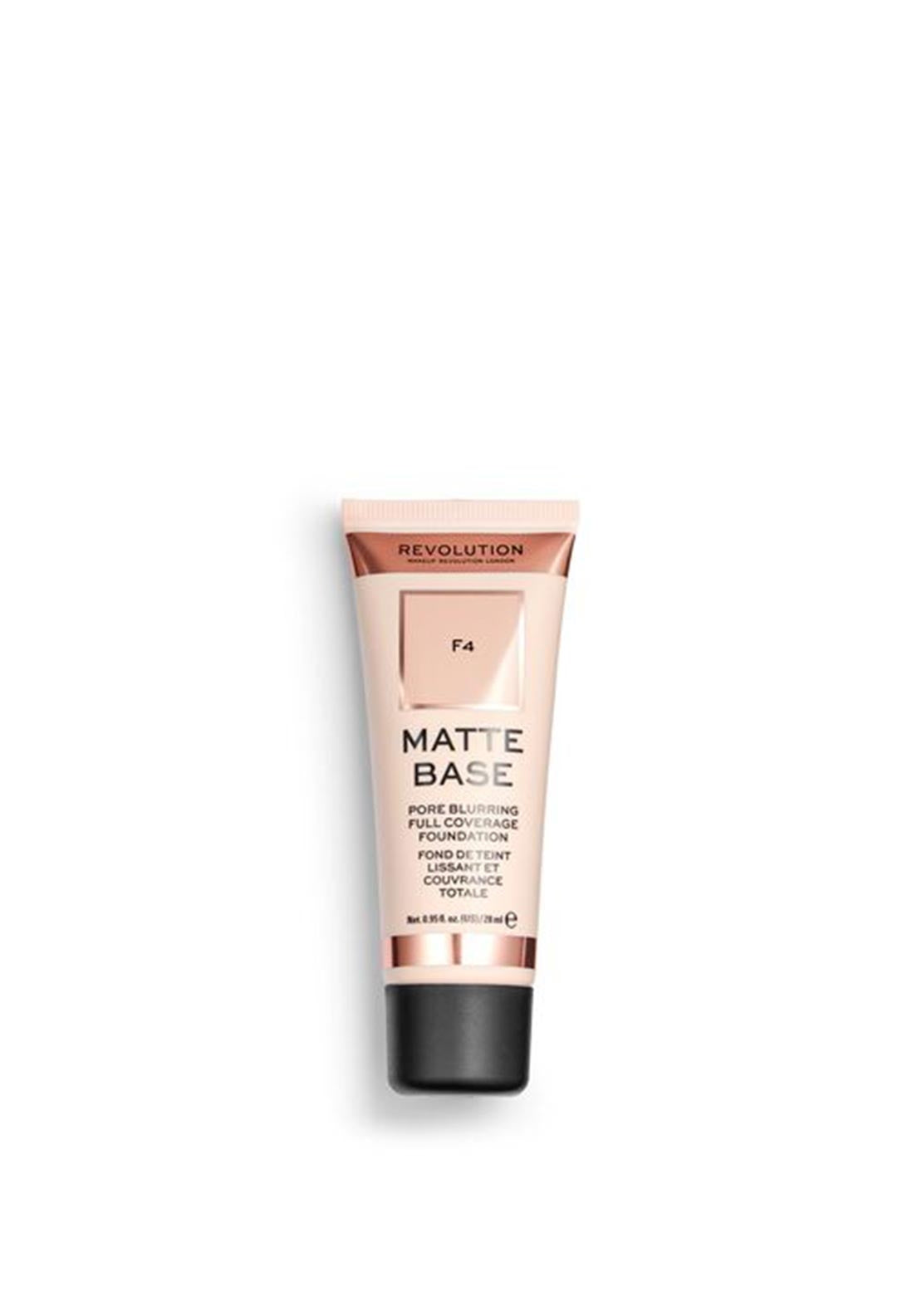 Revolution Matte Base Foundation, F4 - McElhinneys