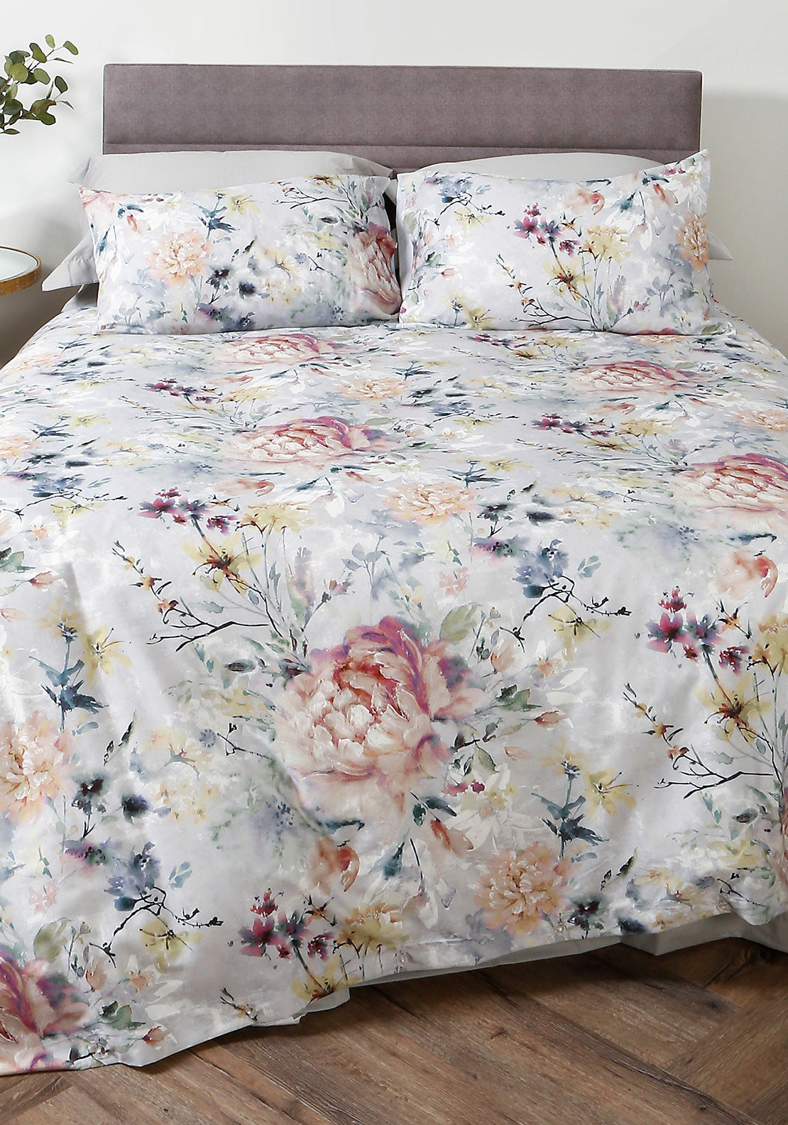 Scatterbox Eden Duvet Cover, Grey - McElhinneys