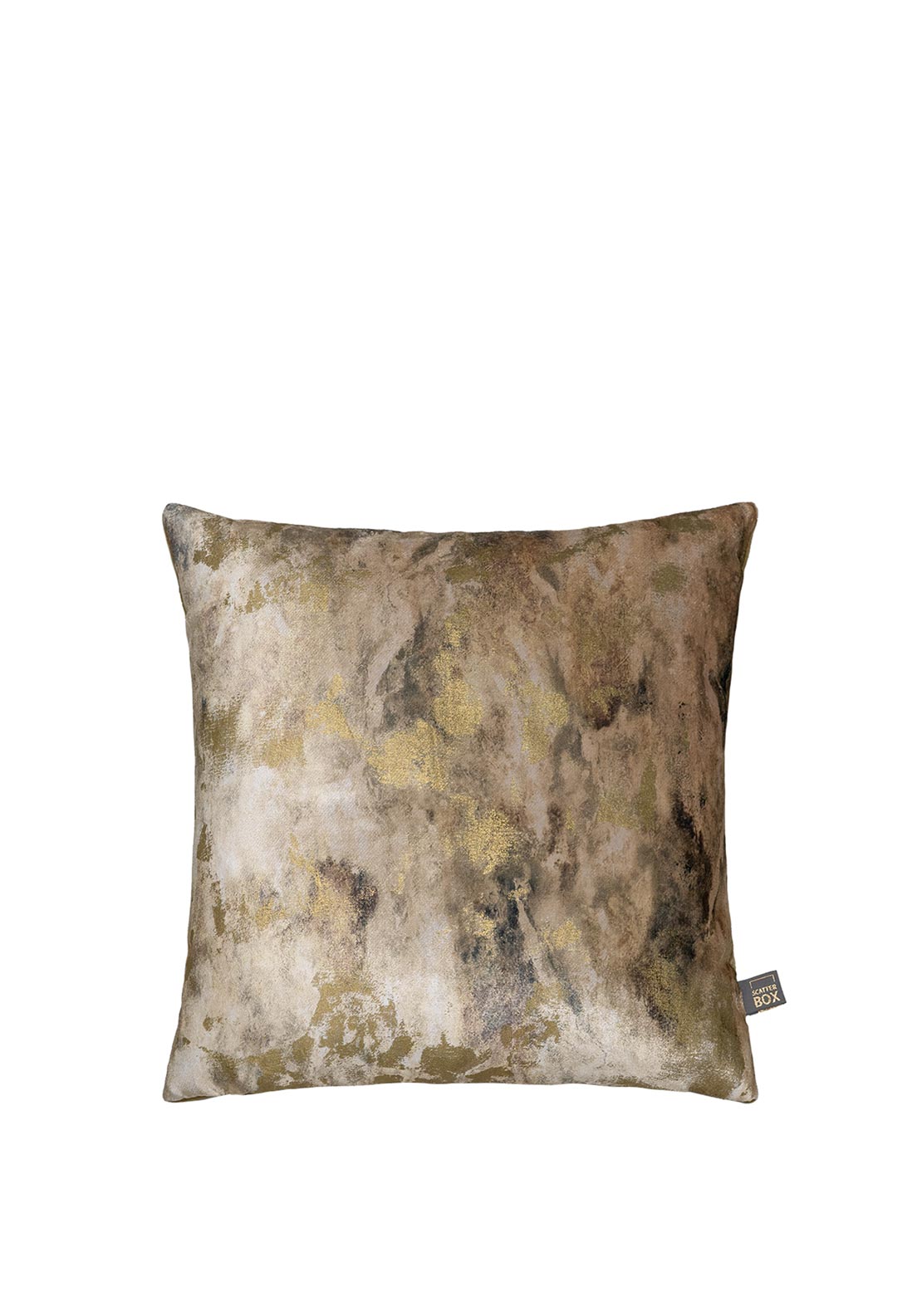 Scatterbox Caesium Feather Cushion, Gold - McElhinneys