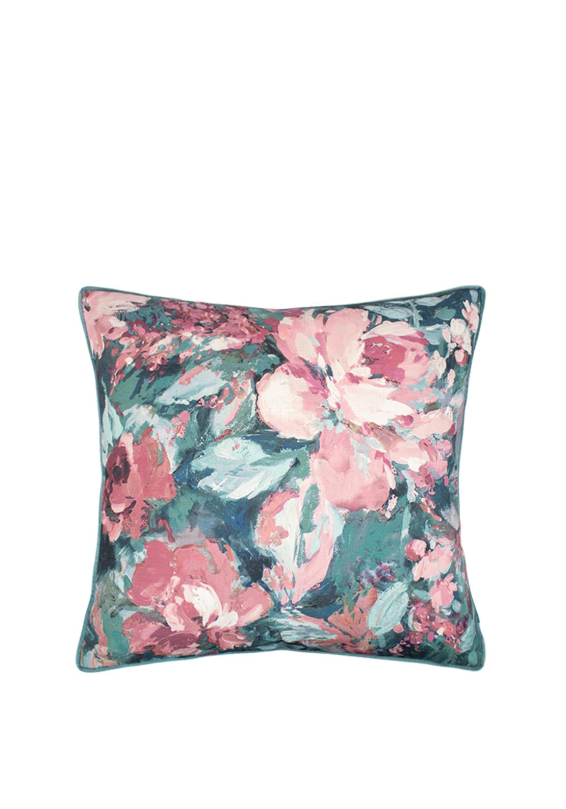 Scatterbox Indie Feather Filled 45x45 Cushion, Blush & Sage - McElhinneys