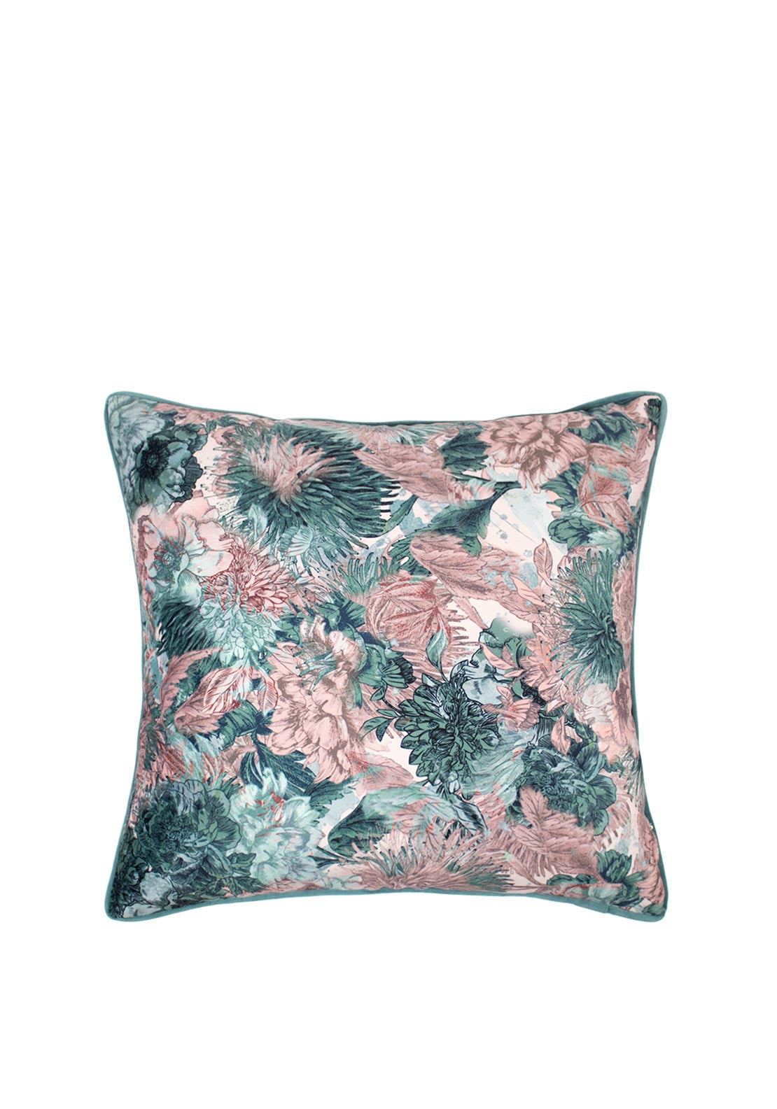 Scatterbox Miravel Rose & Teal Feather Cushion - McElhinneys