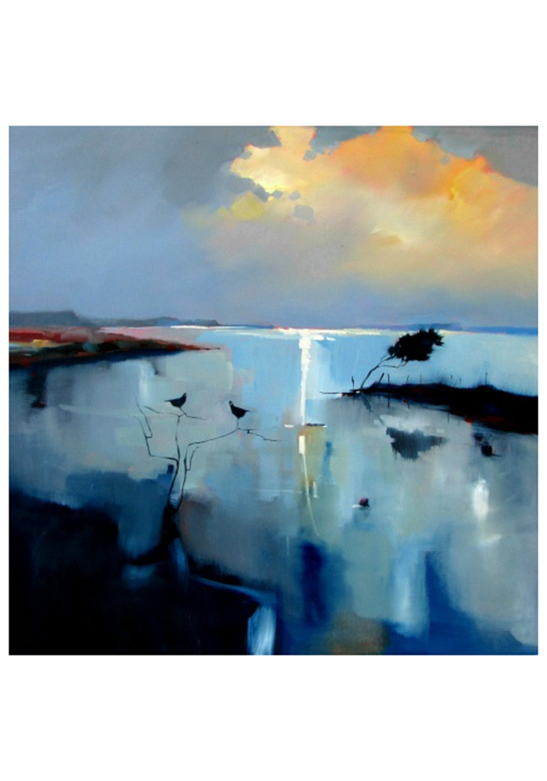 Sharon McDaid Resting at Full Tide Framed Art - McElhinneys