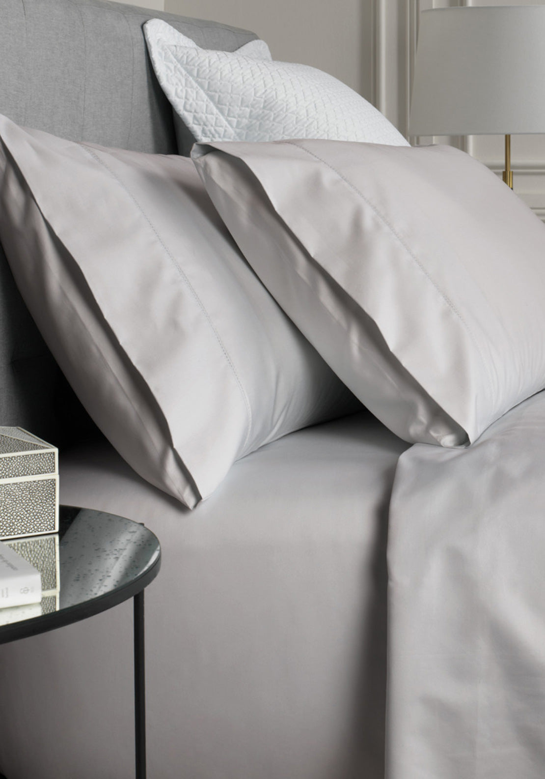 Sheridan Tencel™ Cotton Blend Soft Sateen Fitted Sheet, Dove - McElhinneys