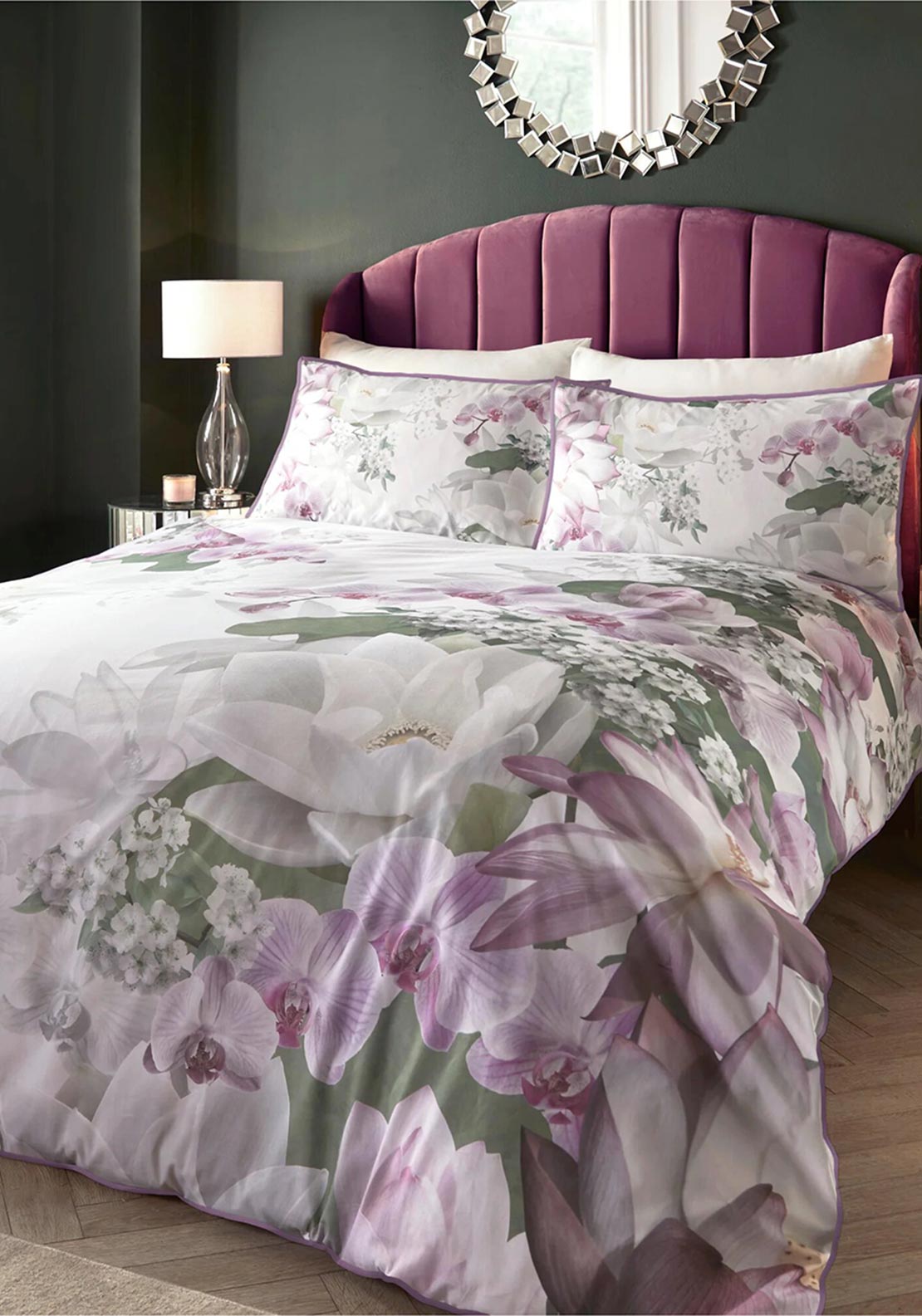 Soirèe Sleep Chic Lotus Duvet Cover, Multi-Coloured - McElhinneys