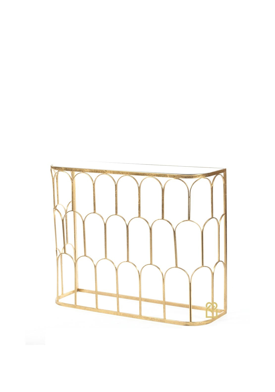 South Row Odessa Mirrored Console Table - McElhinneys