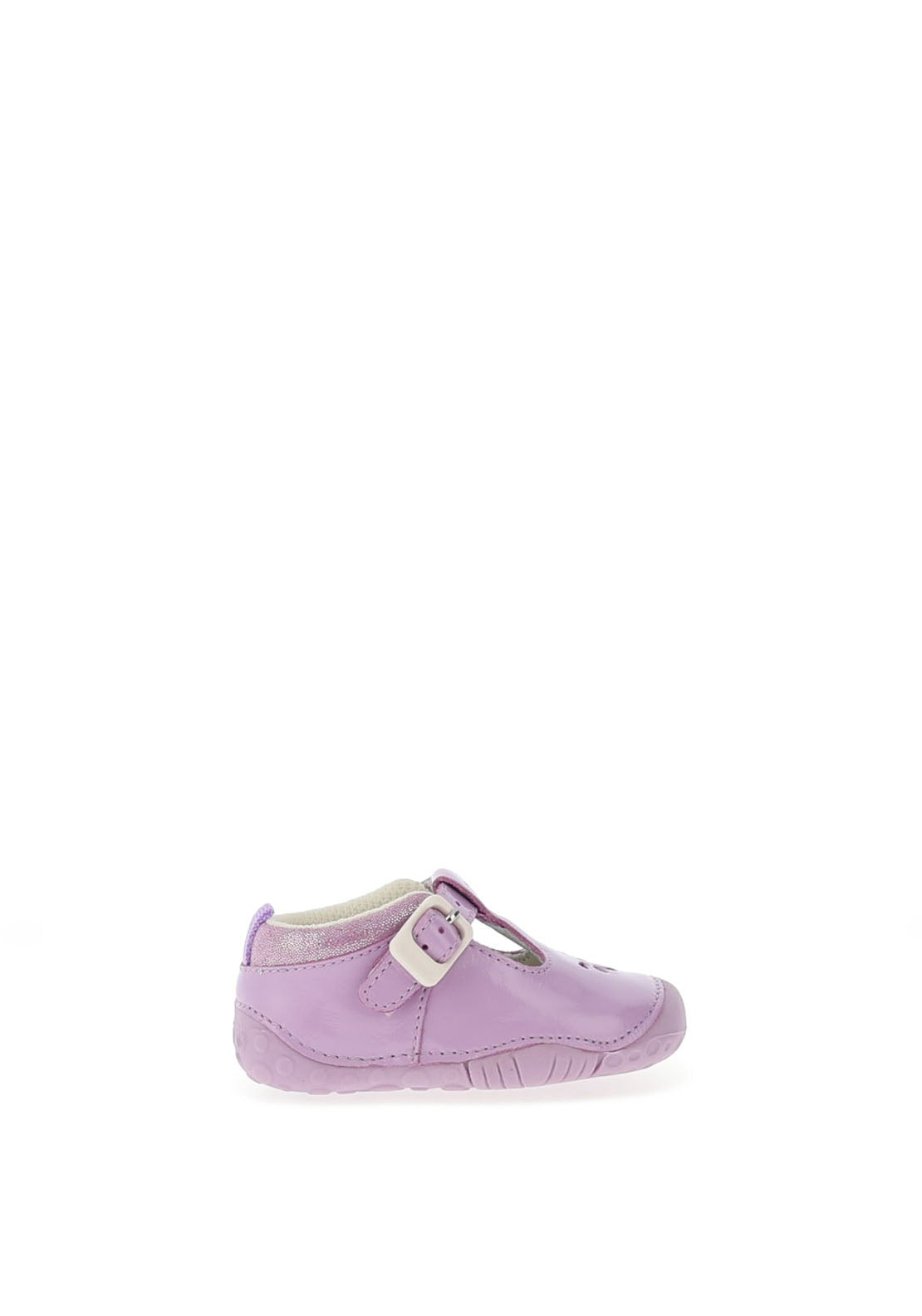 Start Rite Girls Baby Bubble T-Bar Pre Walker Shoe, Lilac - McElhinneys