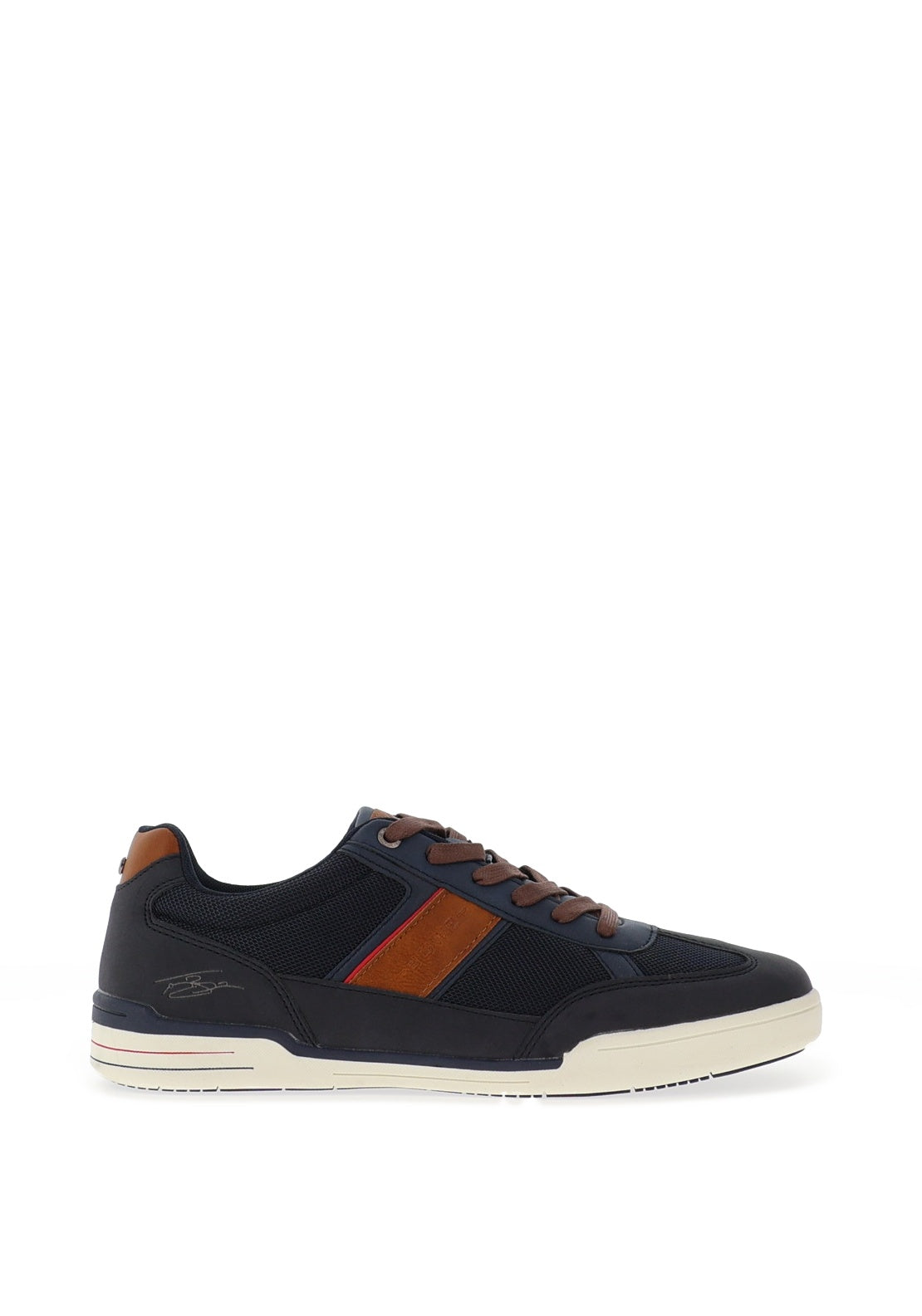 Tommy Bowe Mens Bennett Trainers, Indigo Tech - McElhinneys