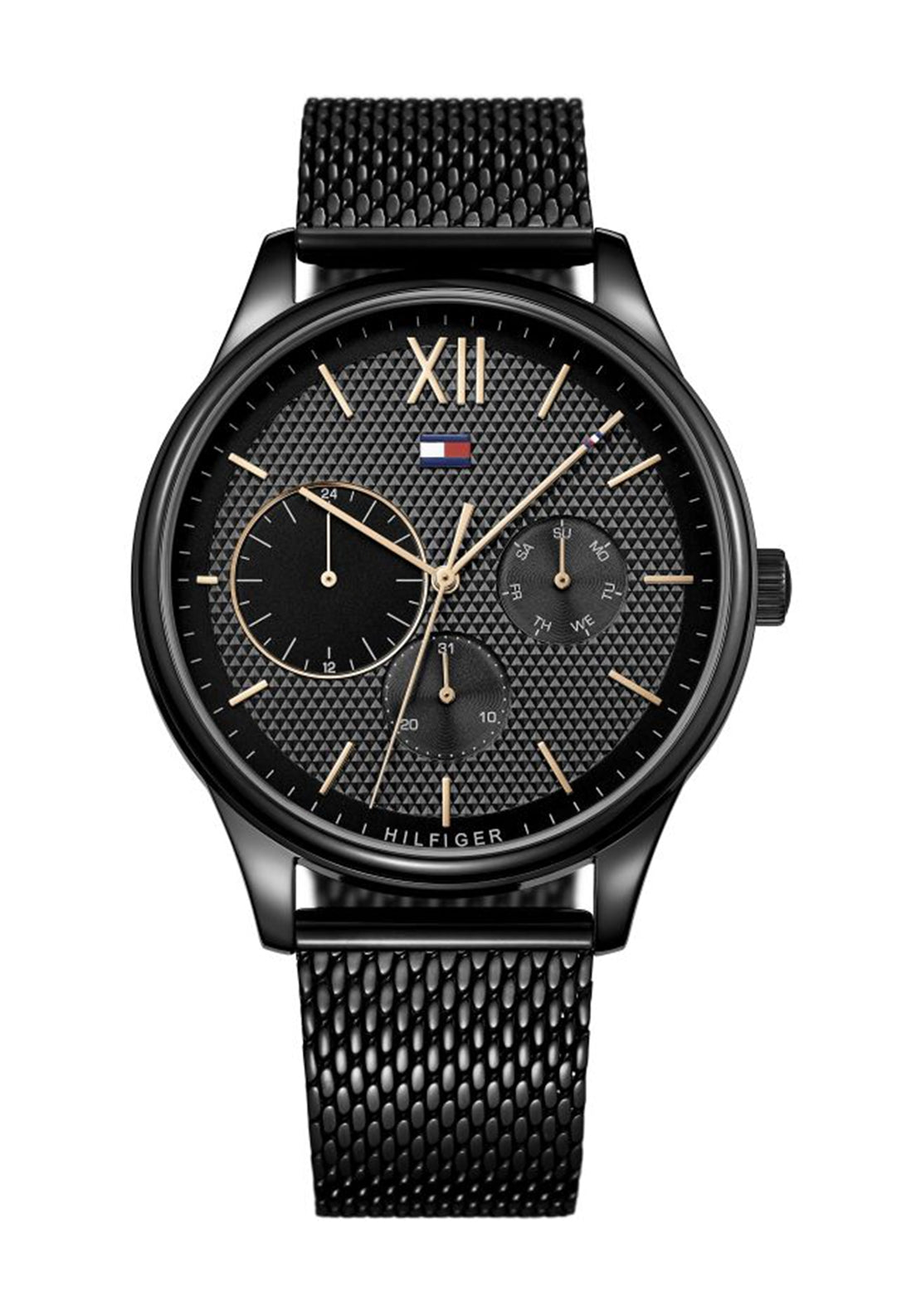 Tommy Hilfiger Men’s Damon Watch, Black - McElhinneys