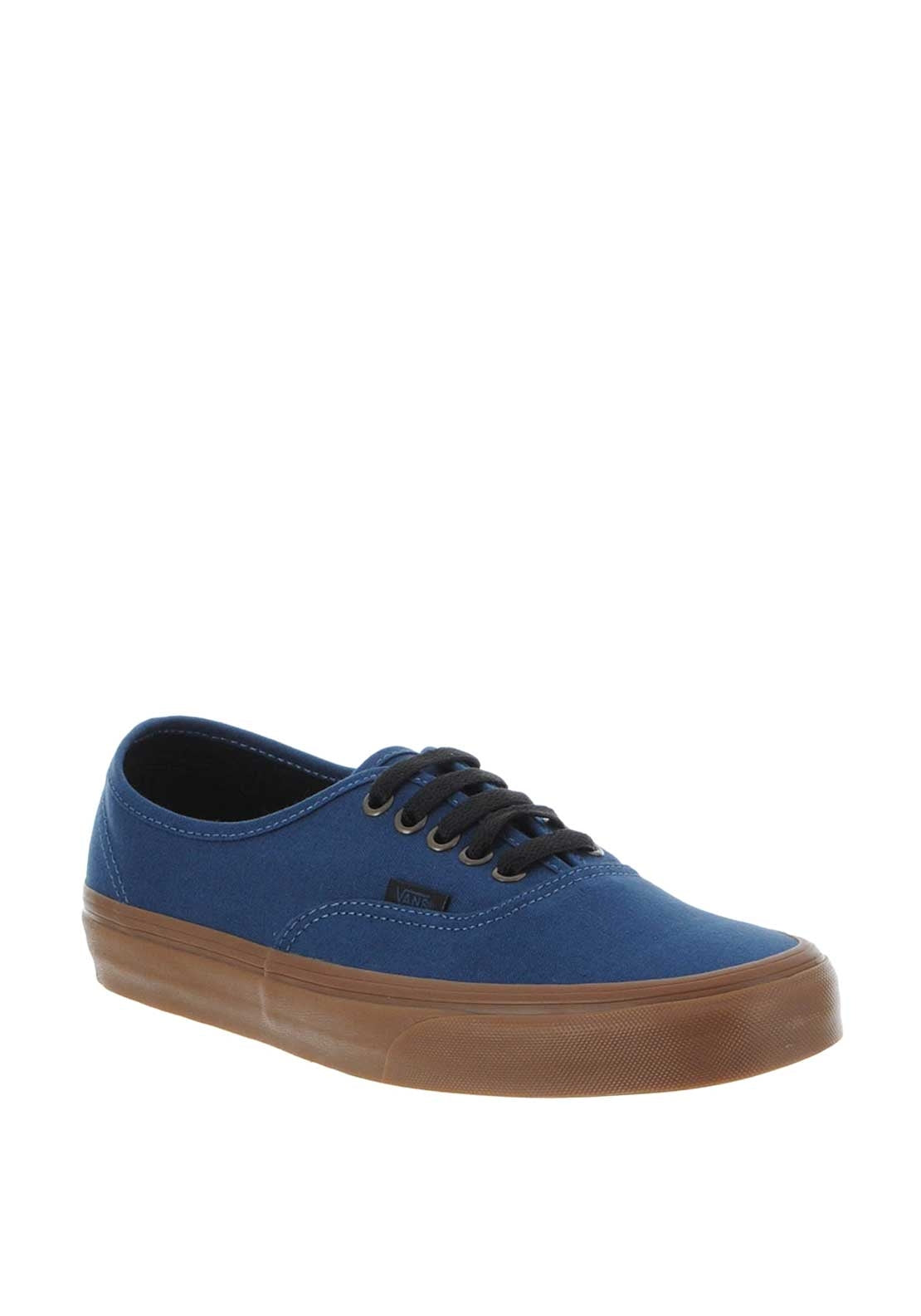 Vans Canvas Brown Sole Trainers, Navy - McElhinneys