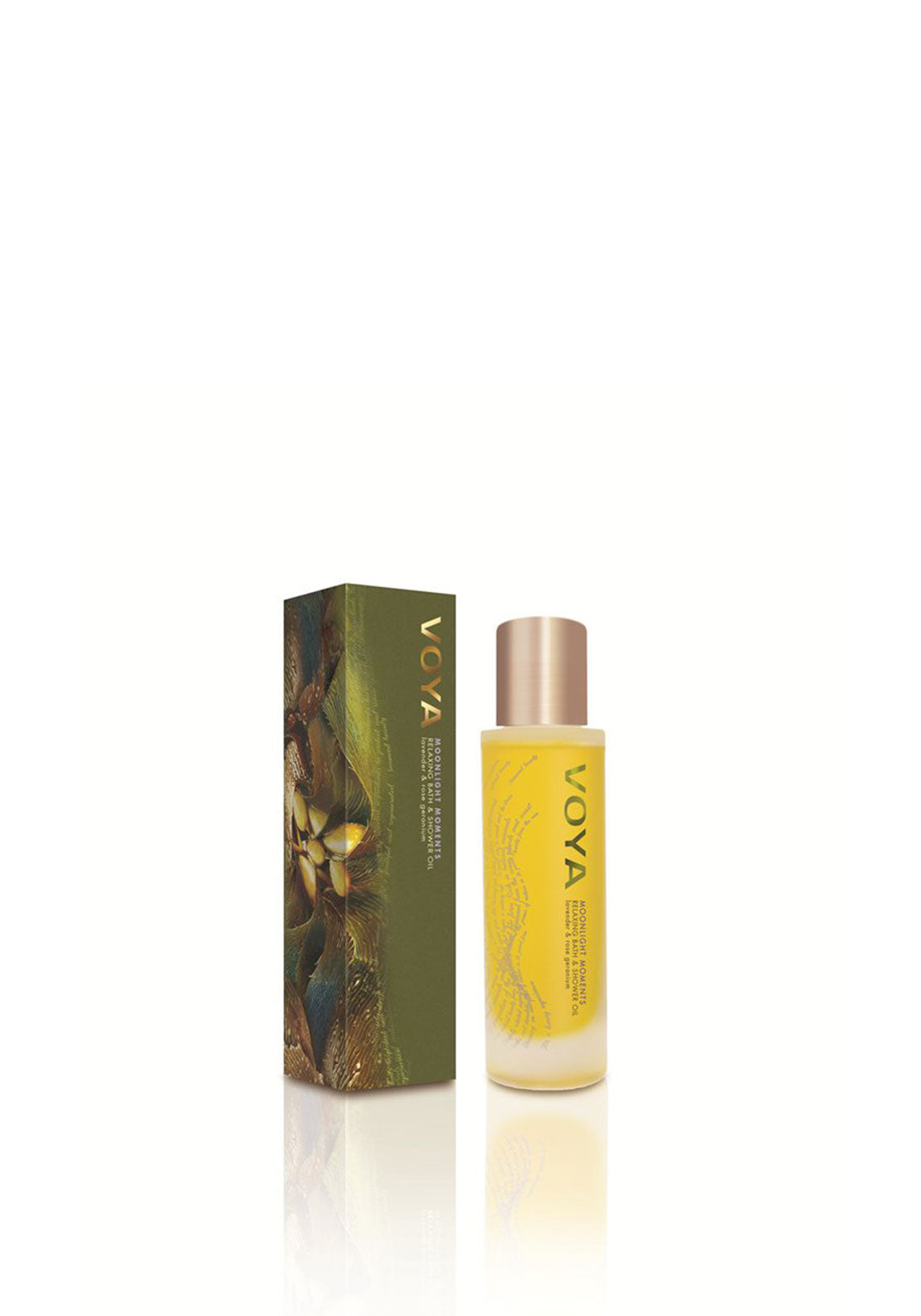 Voya Moonlight Moments Relaxing Bath & Shower Oil, Lavender & Rose Ger ...