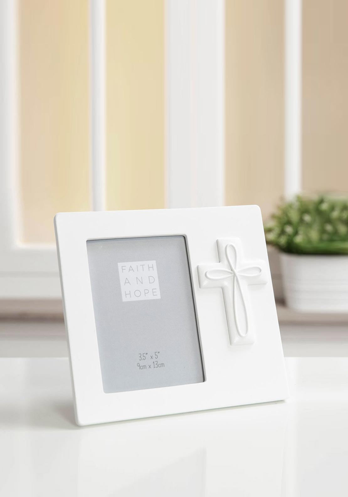 Widdop Faith and Hope Cross Photo Frame 3.5” x 5” - McElhinneys